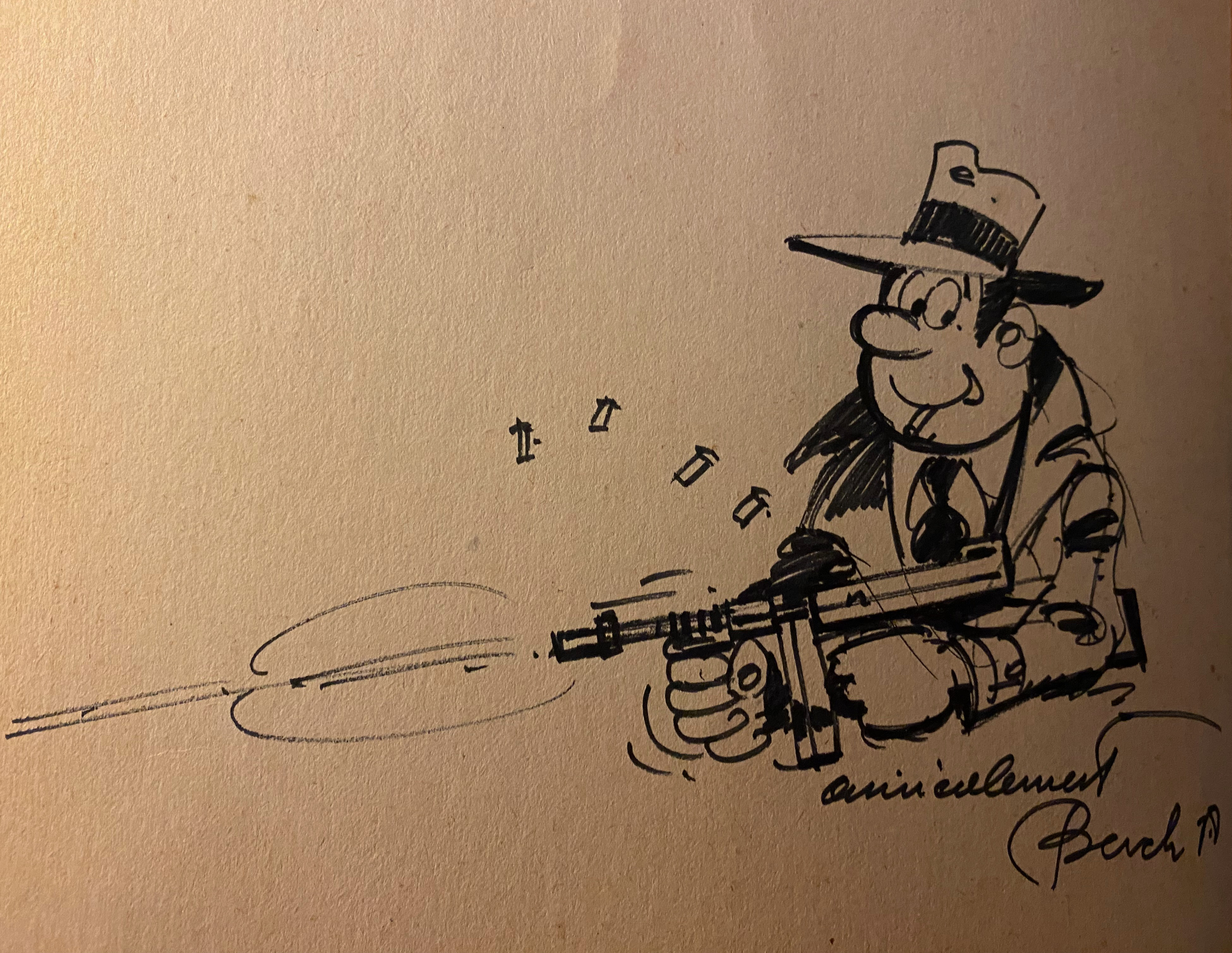 Berck, illustration originale, Sammy, "La Nuit des Gorilles" avec une ...