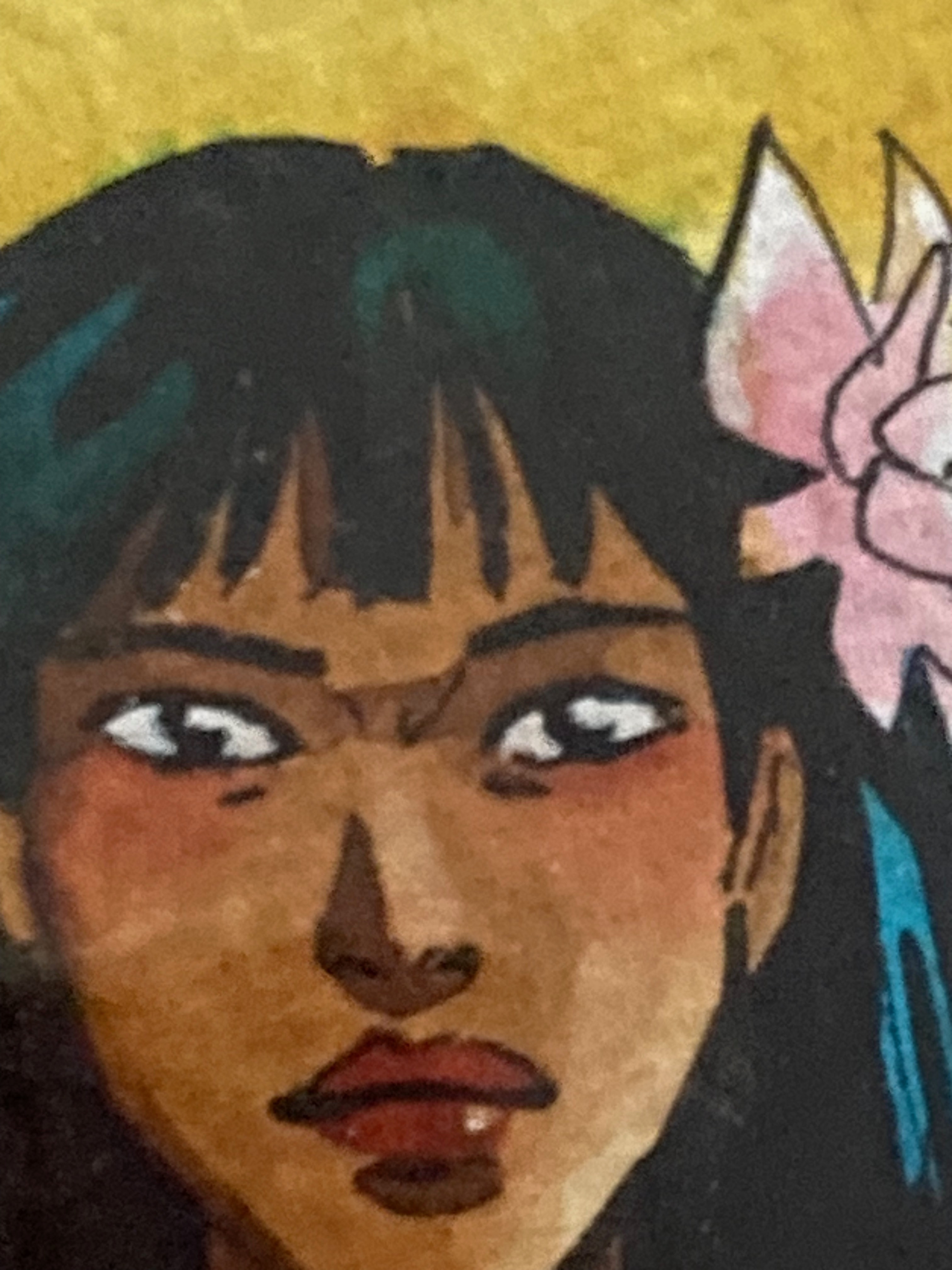 Isabelle Dethan, illustration originale, "Sur les terres d'Horus ...