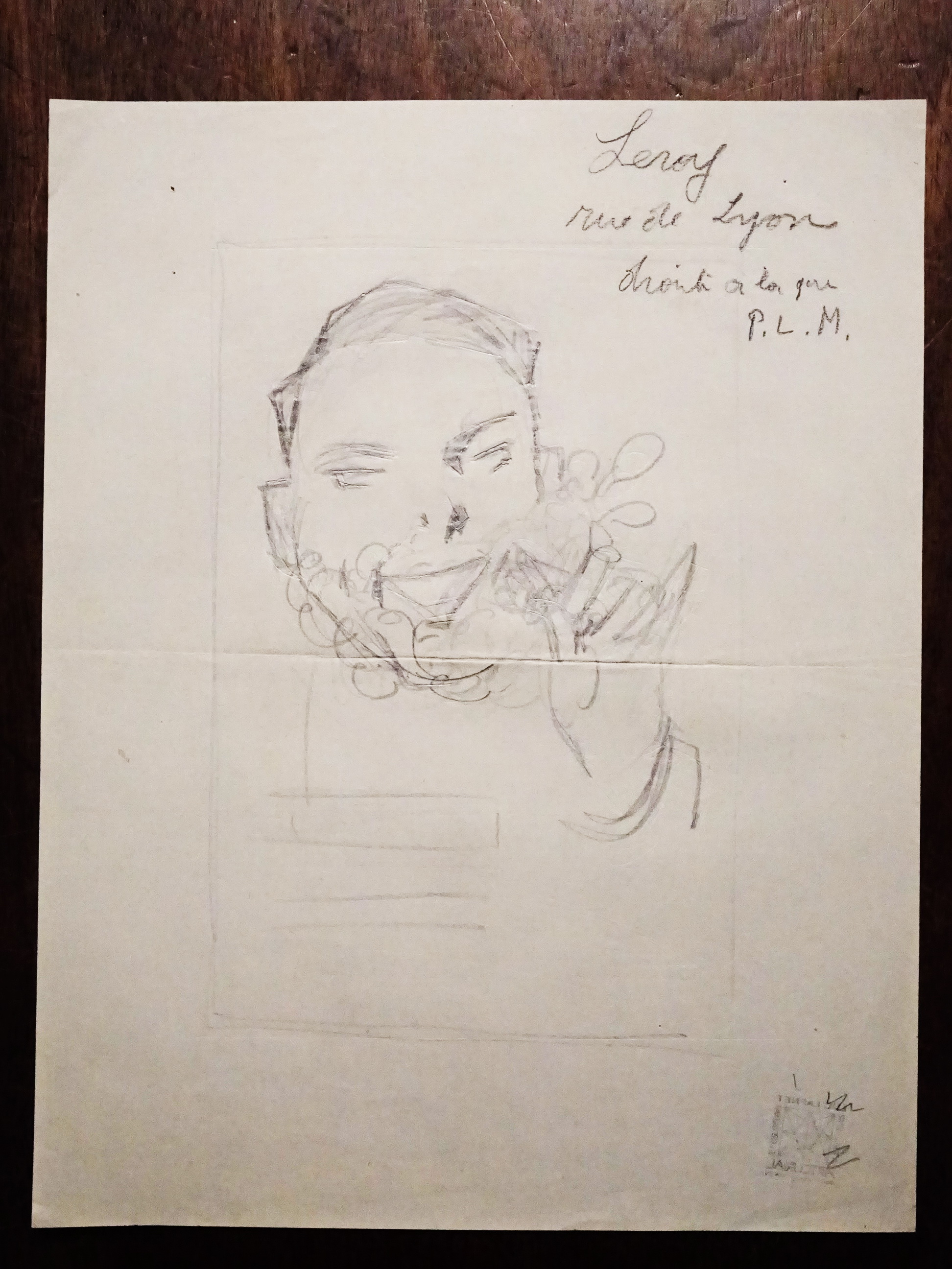 Luc Lafnet, Barbier Homme Art Déco - Œuvre originale