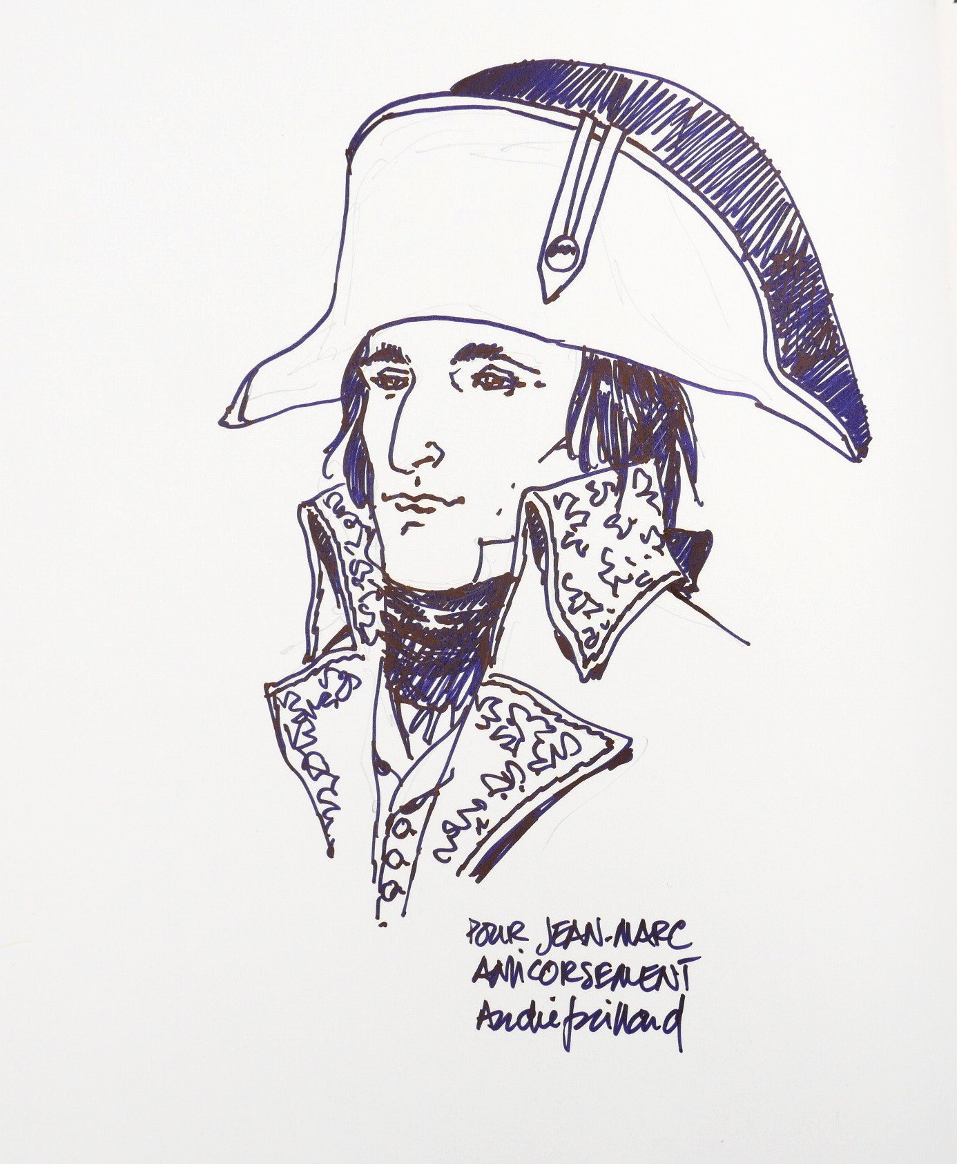 André Juillard, illustration originale, le Général Buonaparte, "Arno ...