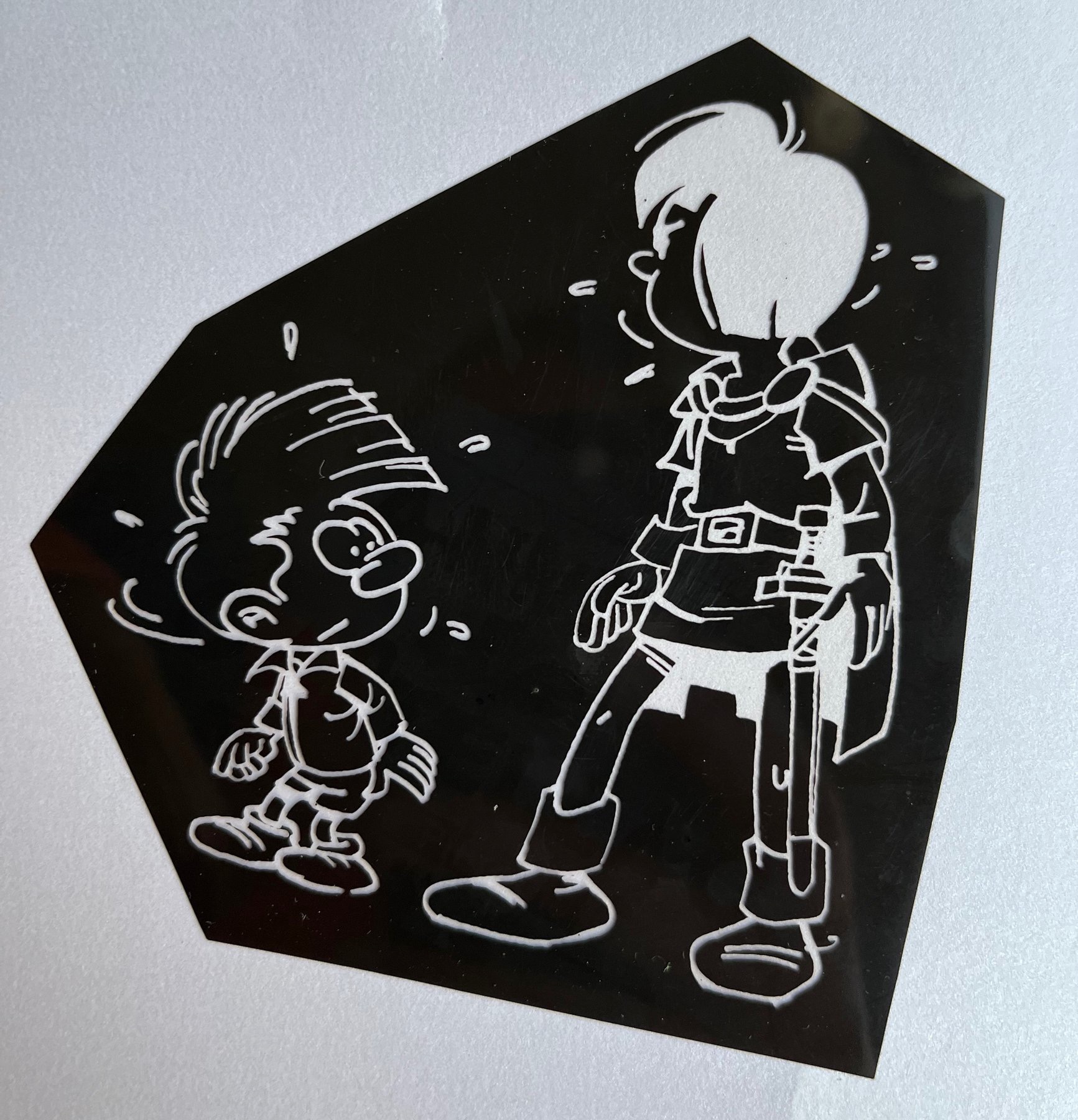 Studios Peyo, illustration originale, Johan et Pirlouit. - Illustration ...