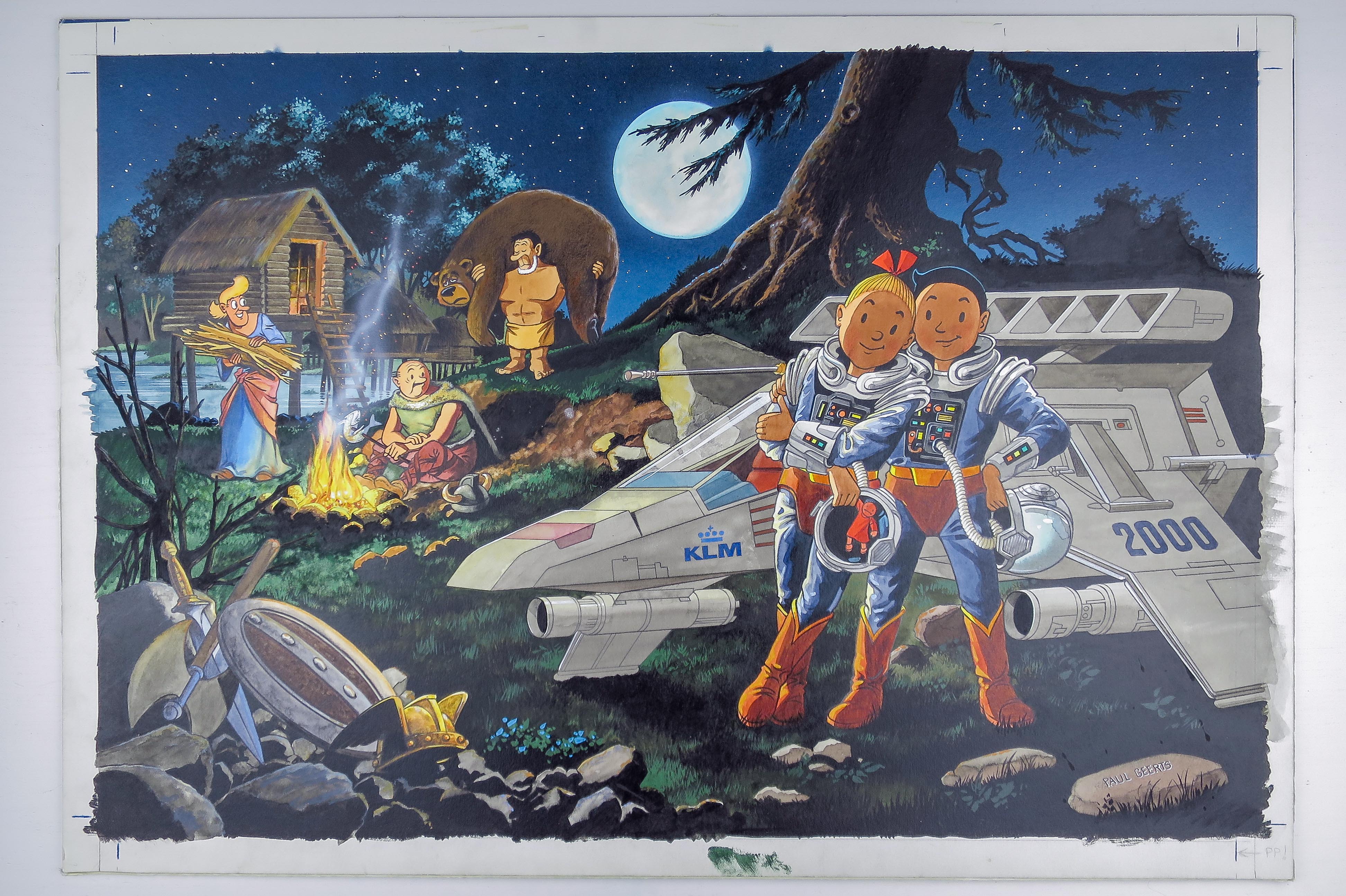 Paul Geerts, Original Millenniumposter - Illustration originale