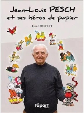 Jean-Louis Pesch, illustration originale ,l'Ours de Sylvain et Sylvette ...