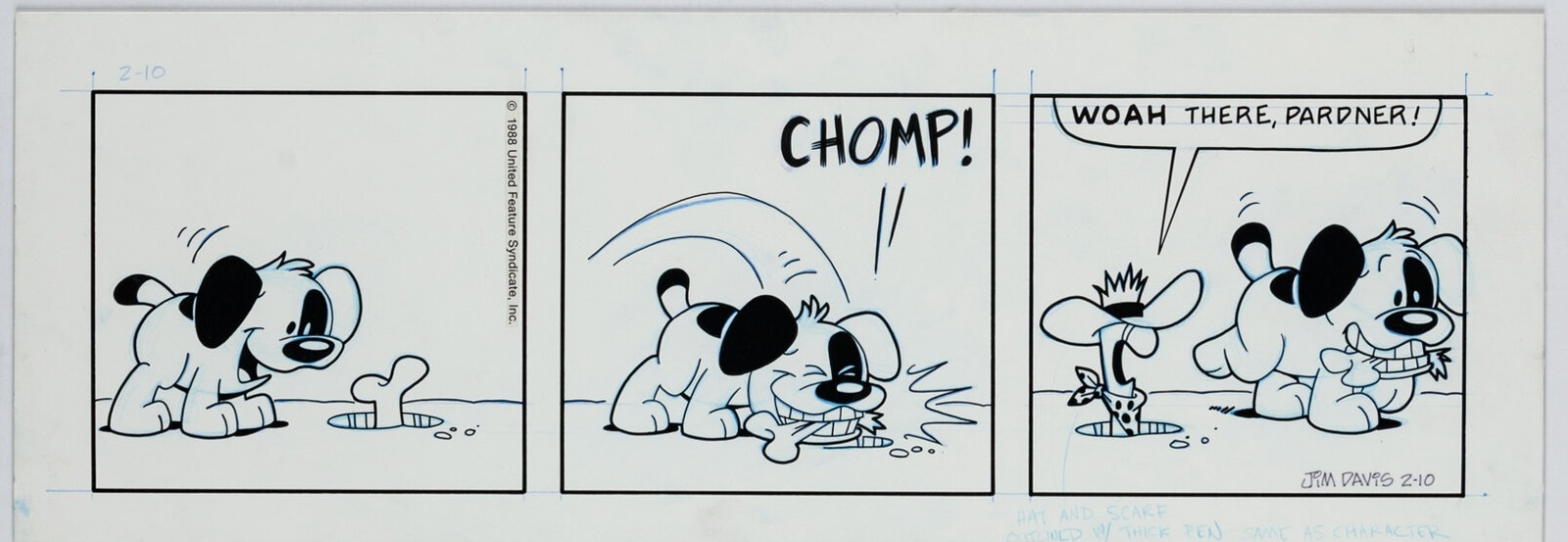 Jim Davis and Brett Koth U.S. Acres Daily Comic Strip du 10 février ...