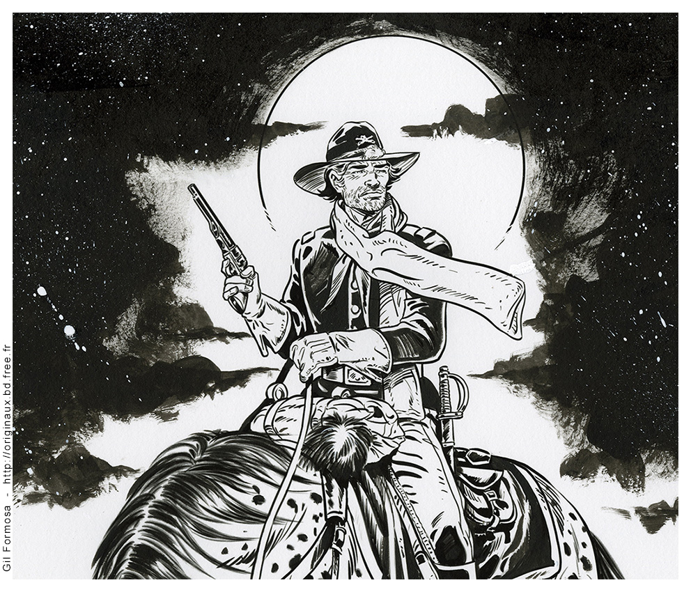 En vente - BLUEBERRY par Gil Formosa - Planche originale