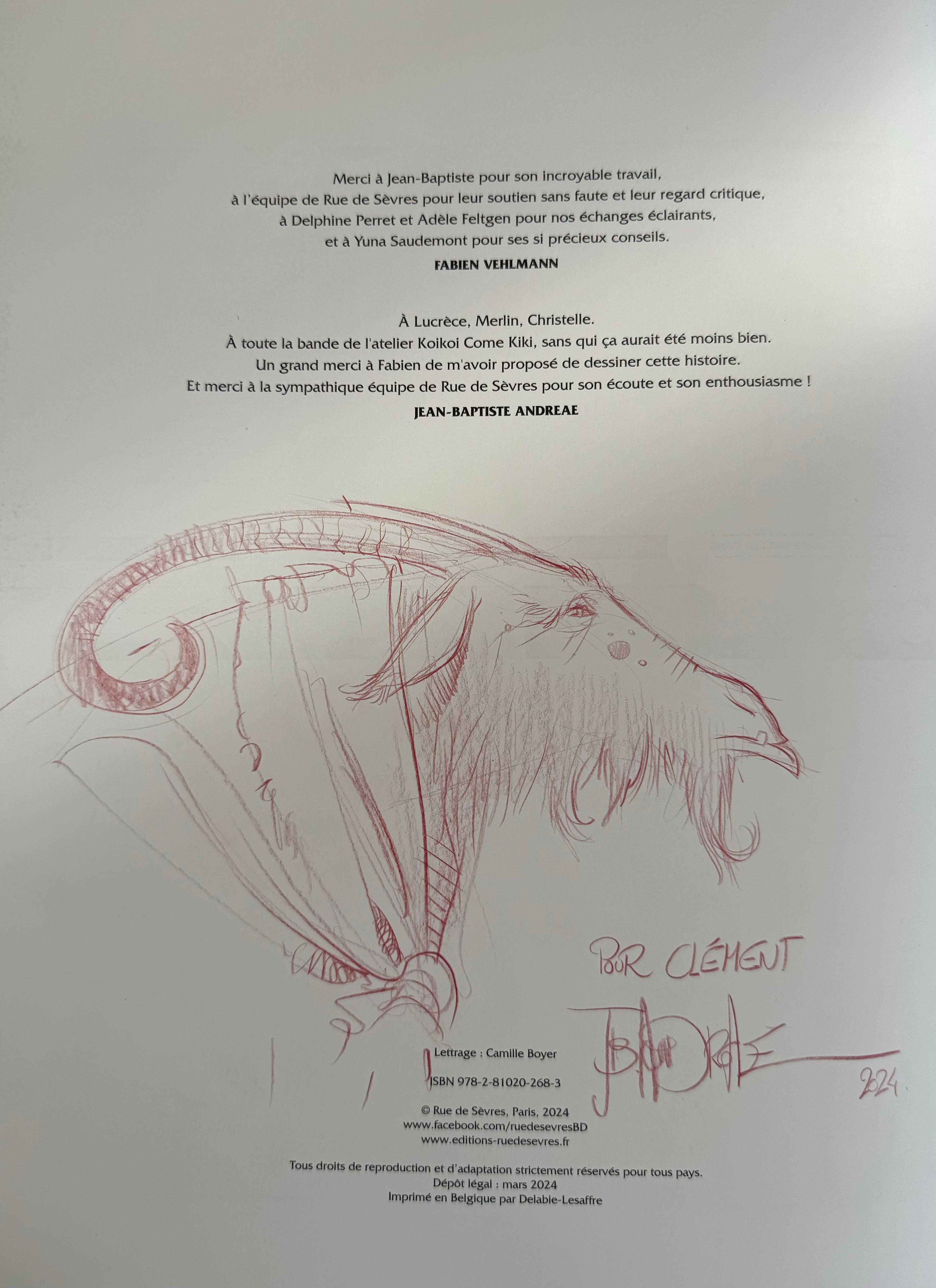 Jean-Baptiste Andréae, Dédicace "La cuisine des ogres" - Dédicace