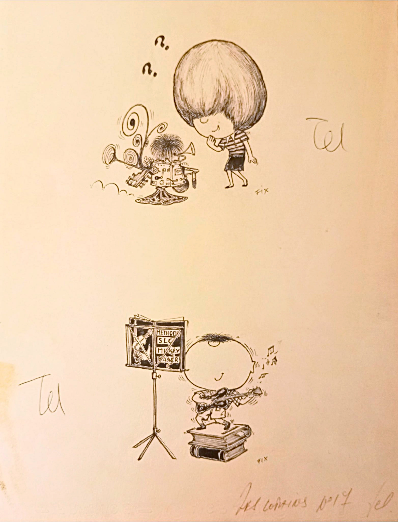 Philippe Fix, Chouchou et les années yéyés - Illustration originale