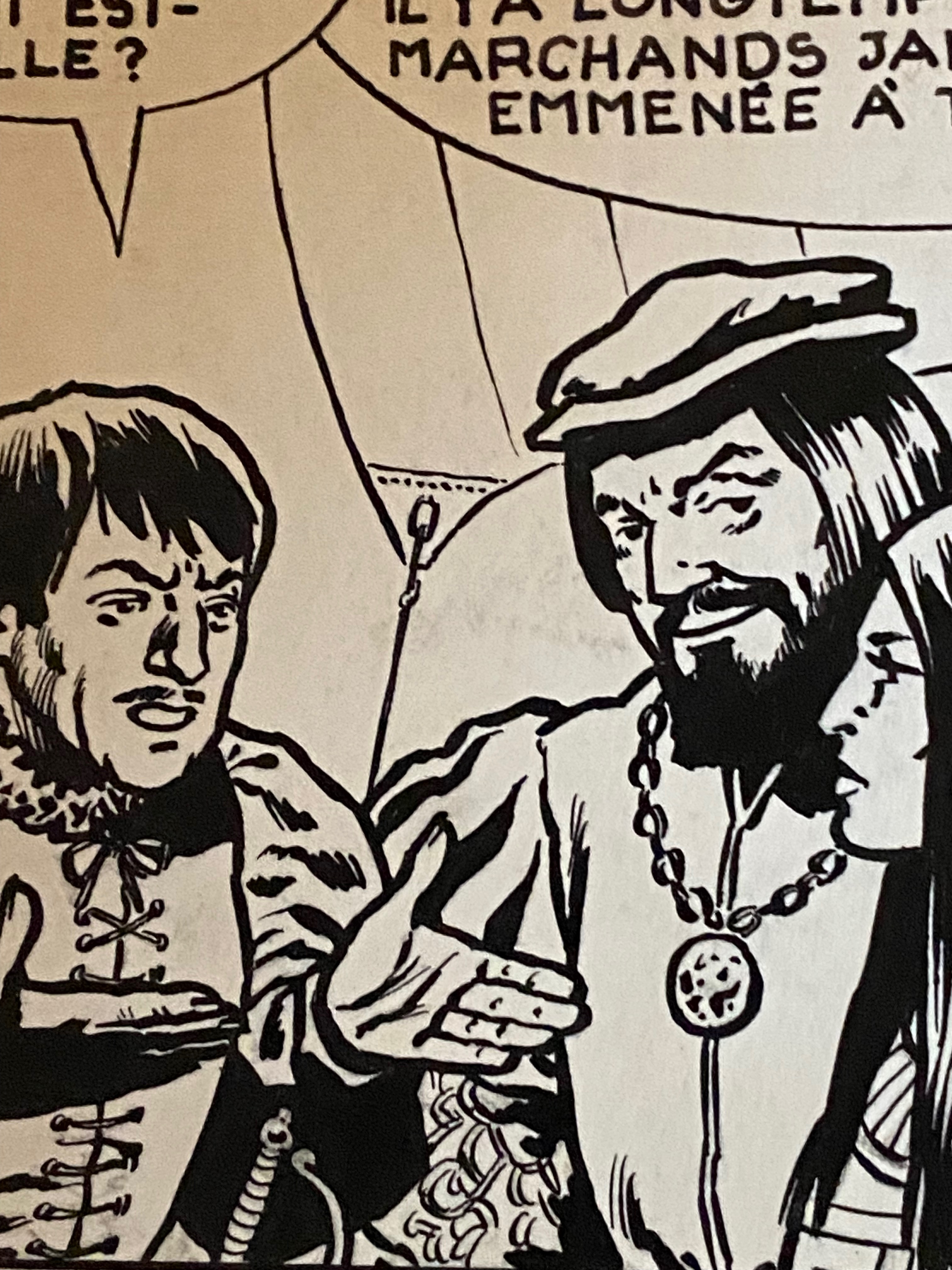 Jean Torton dit Jeronaton, planche originale,"les Conquérants du ...