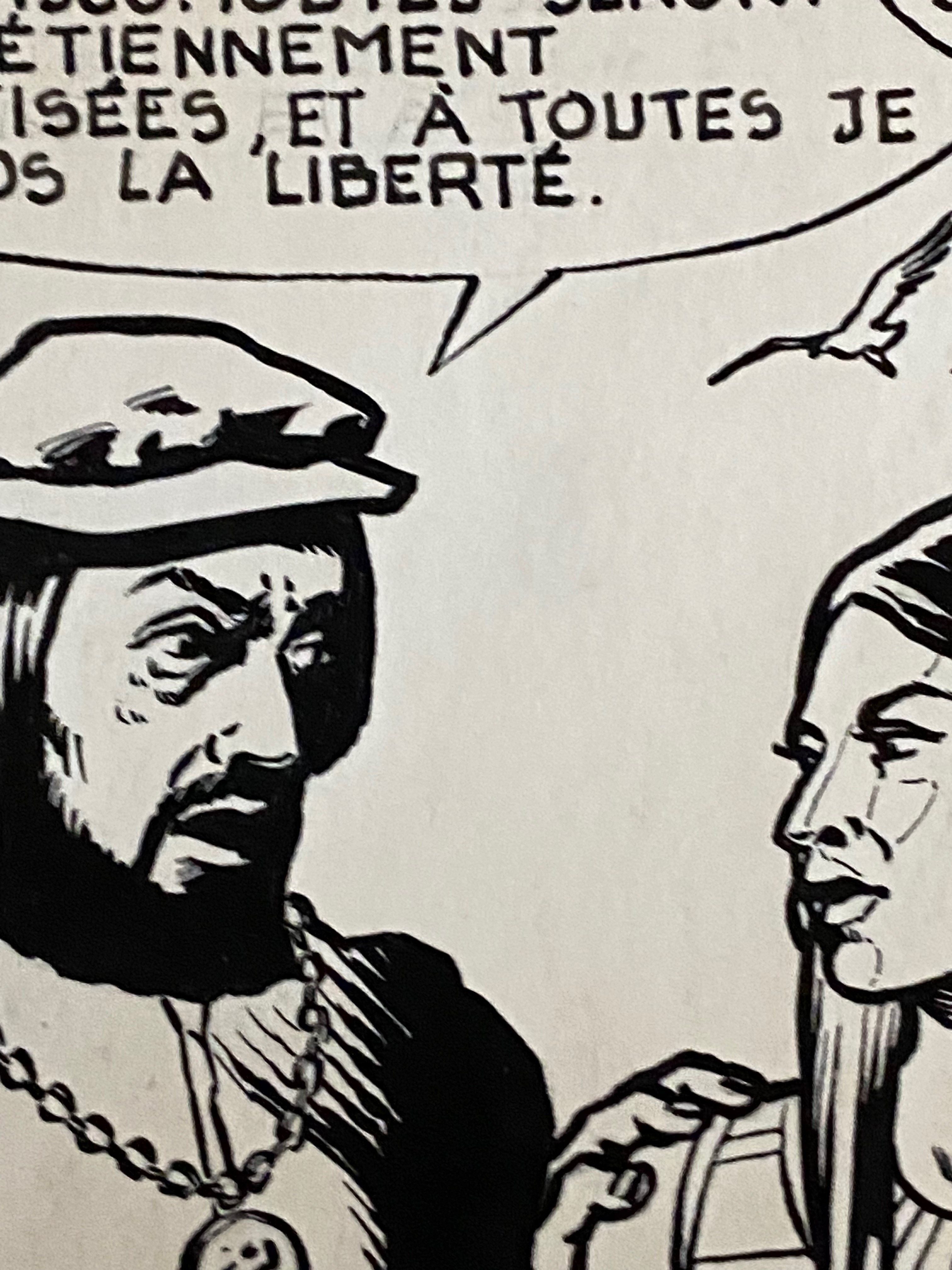 Jean Torton dit Jeronaton, planche originale,"les Conquérants du ...