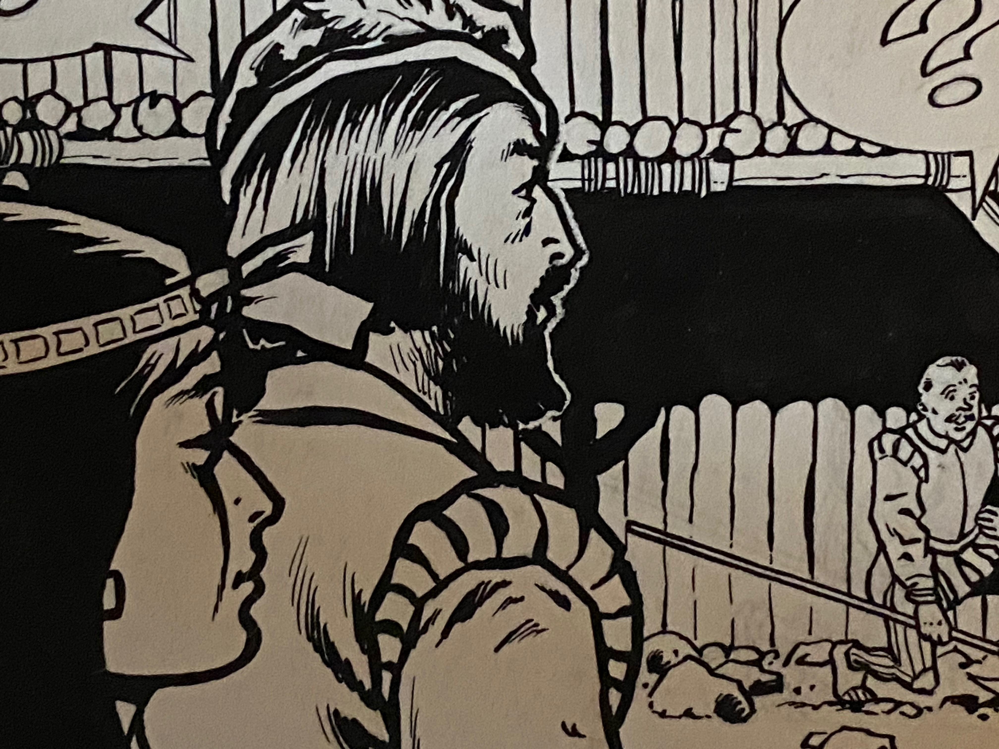 Jean Torton dit Jeronaton, planche originale,"les Conquérants du ...