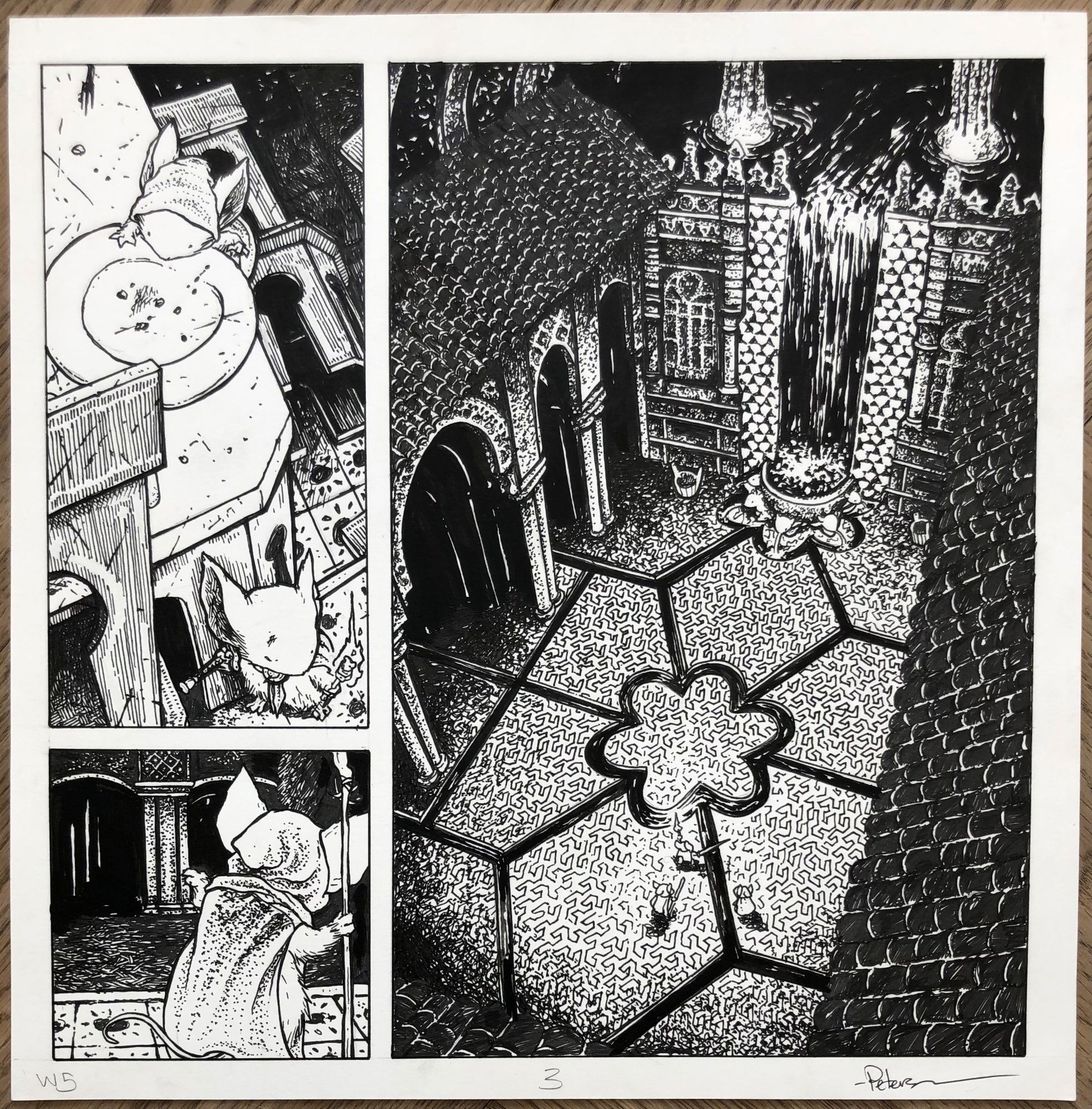 En vente - David Petersen - Mouse Guard - Winter 1152 - 2008 - #5 p3 ...