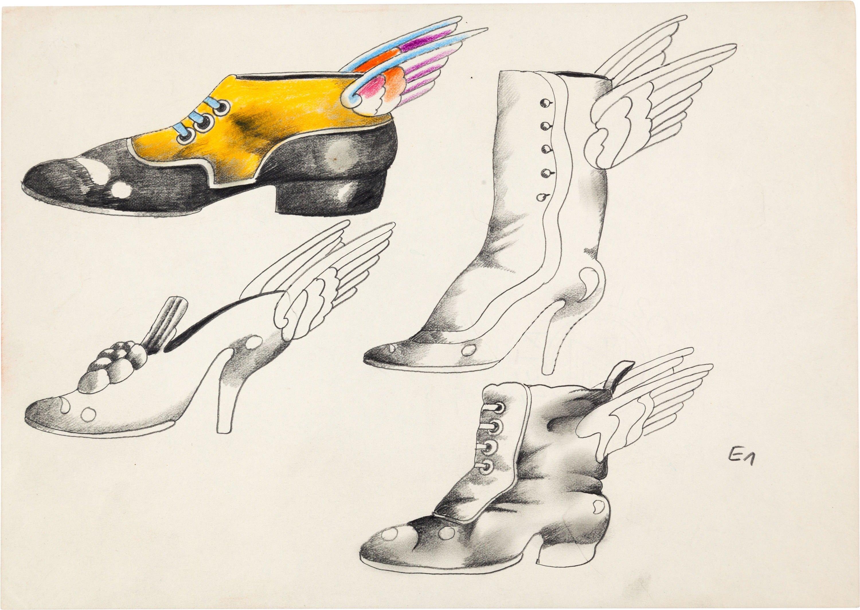 Heinz Edelmann, Beatles Yellow Submarine - Model Sheet Sea of Time E1 ...