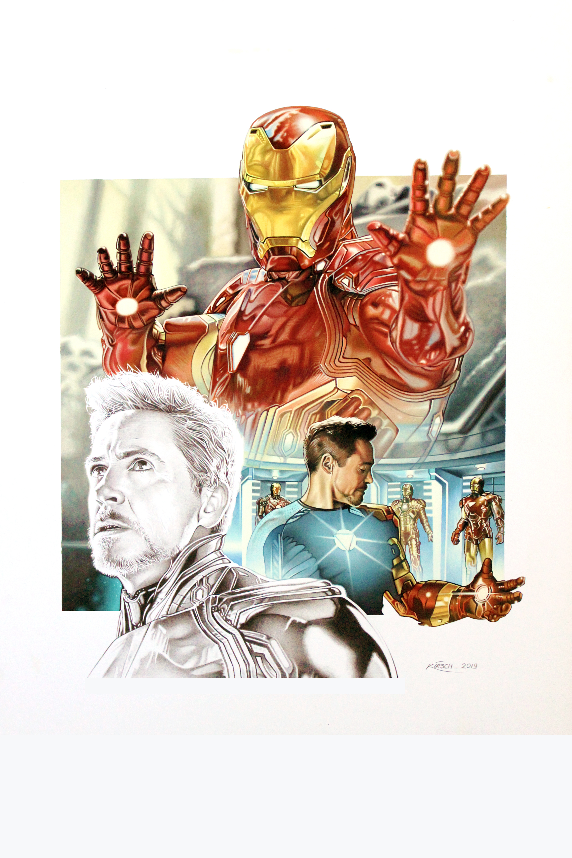 "The IRON MAN " par Philippe Kirsch - Planche originale