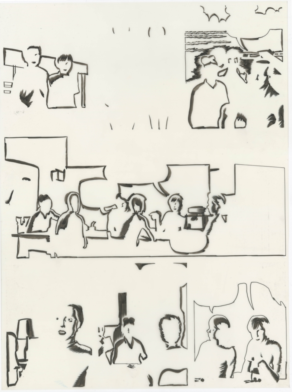 Daniel Clowes, David Boring (page 41) - Planche originale