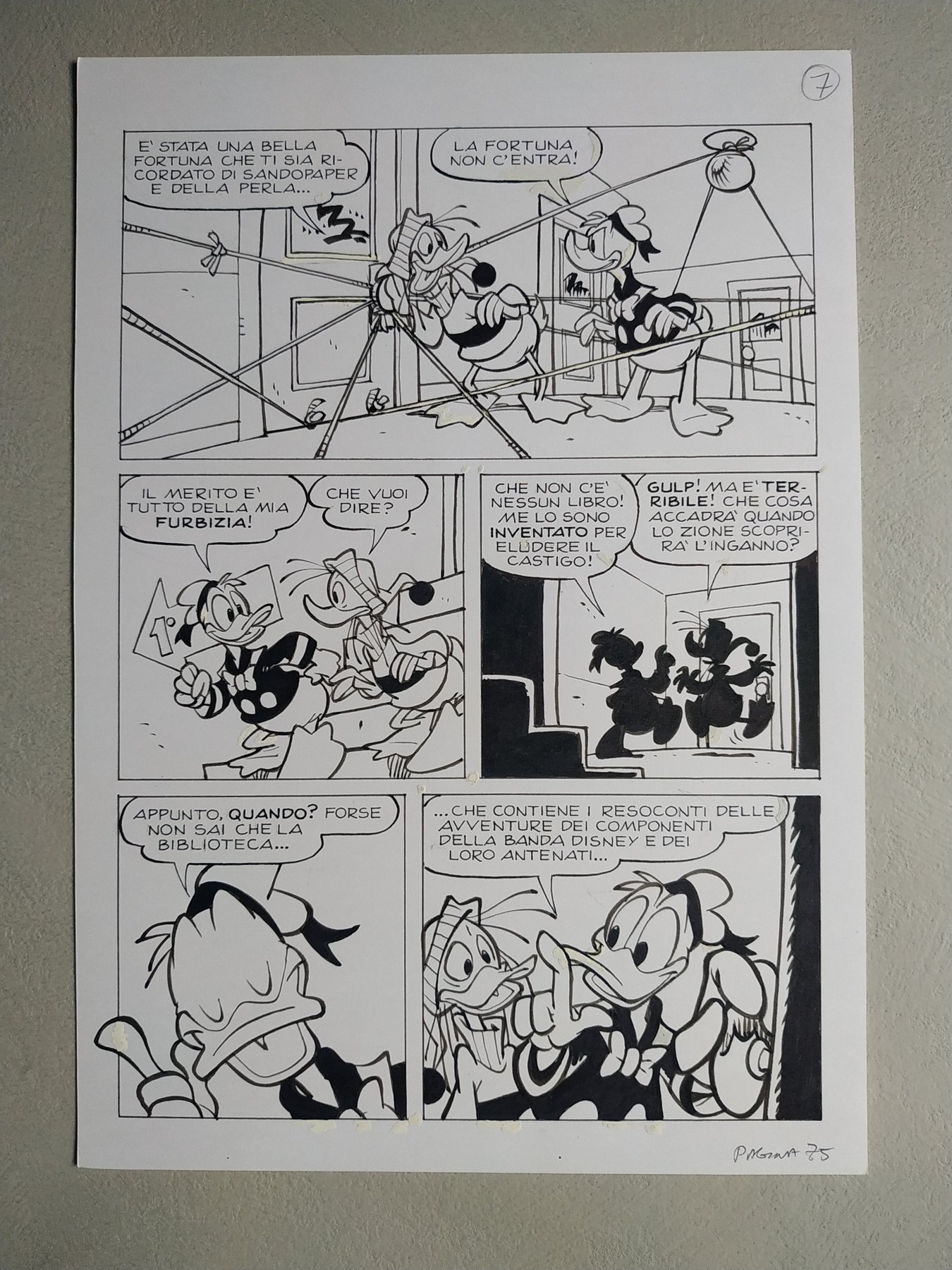 Sandopaper, tav. 7 par Salvatore Deiana - Planche originale