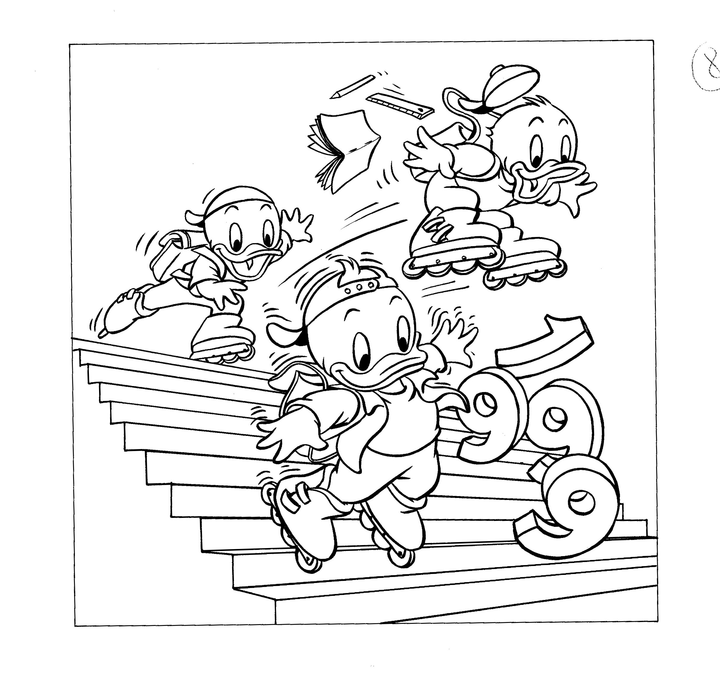 Studios Disney, Riri Fifi Loulou carte de vœux 1999 - Illustration ...