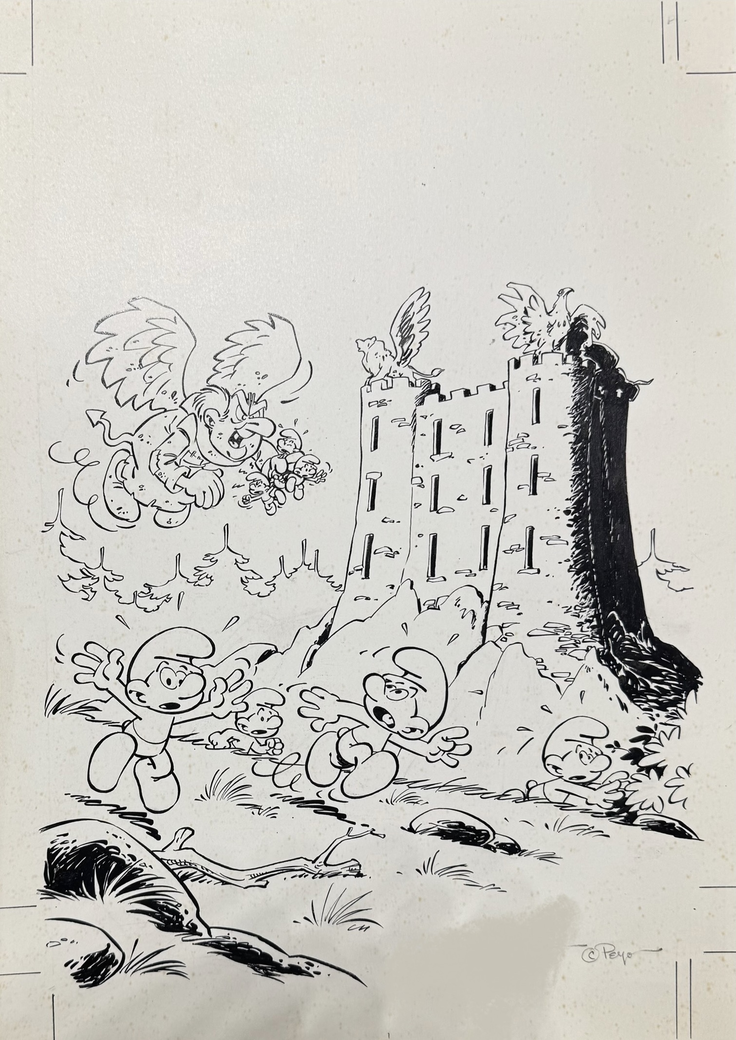 Studio Peyo, Les Schtroumpfs - couverture - Couverture originale