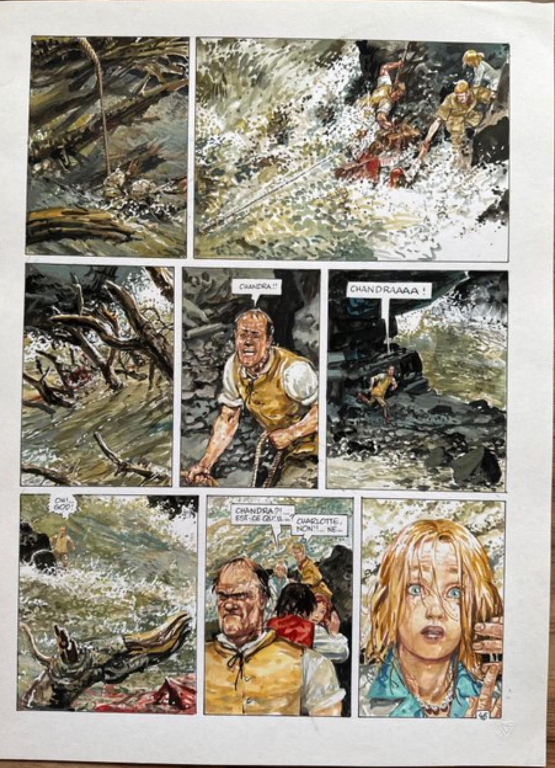Secrets Samsara T2 par Michel Faure - Planche originale