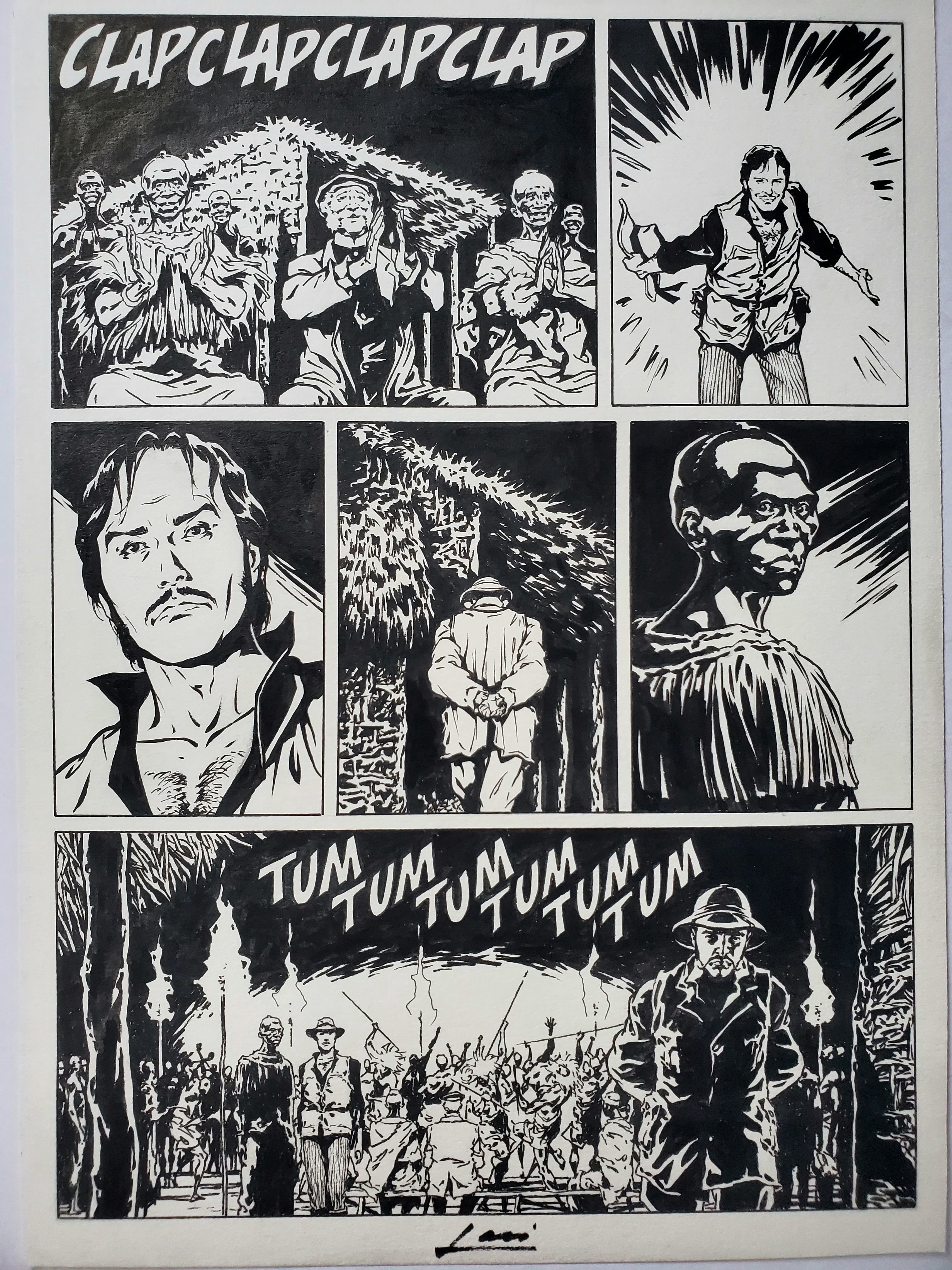 Laci, planche originale BD ??? - Planche originale