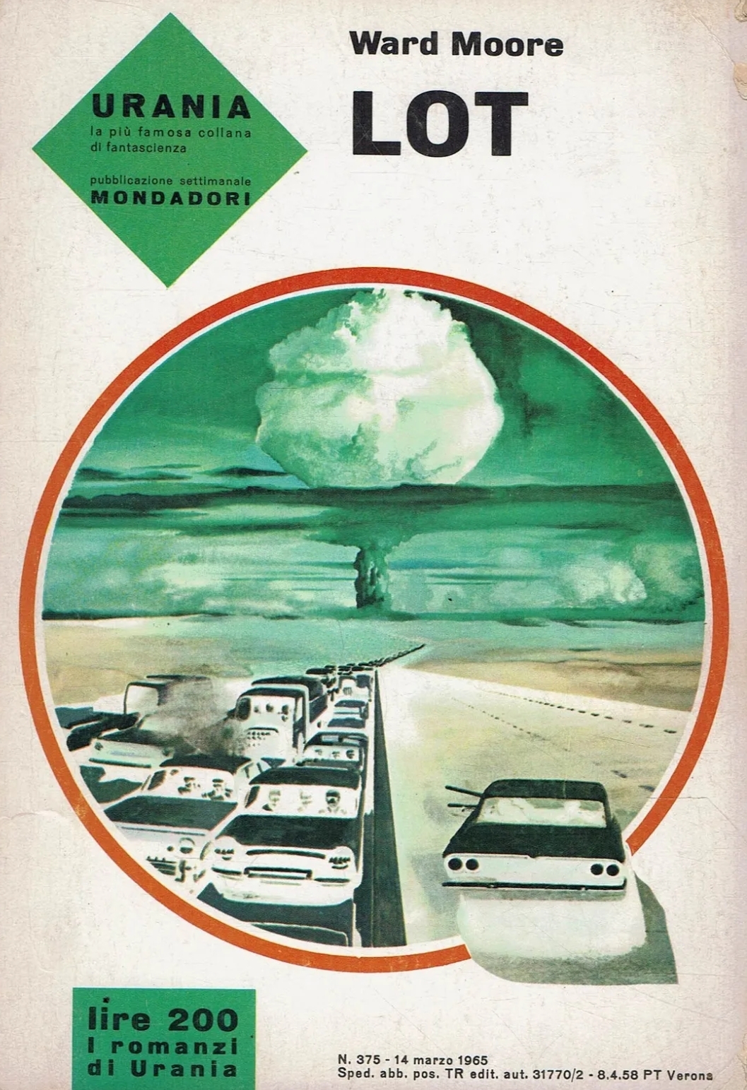 Karel Thole original art Urania 375 "LOT - Ward Moore" 1965 ...