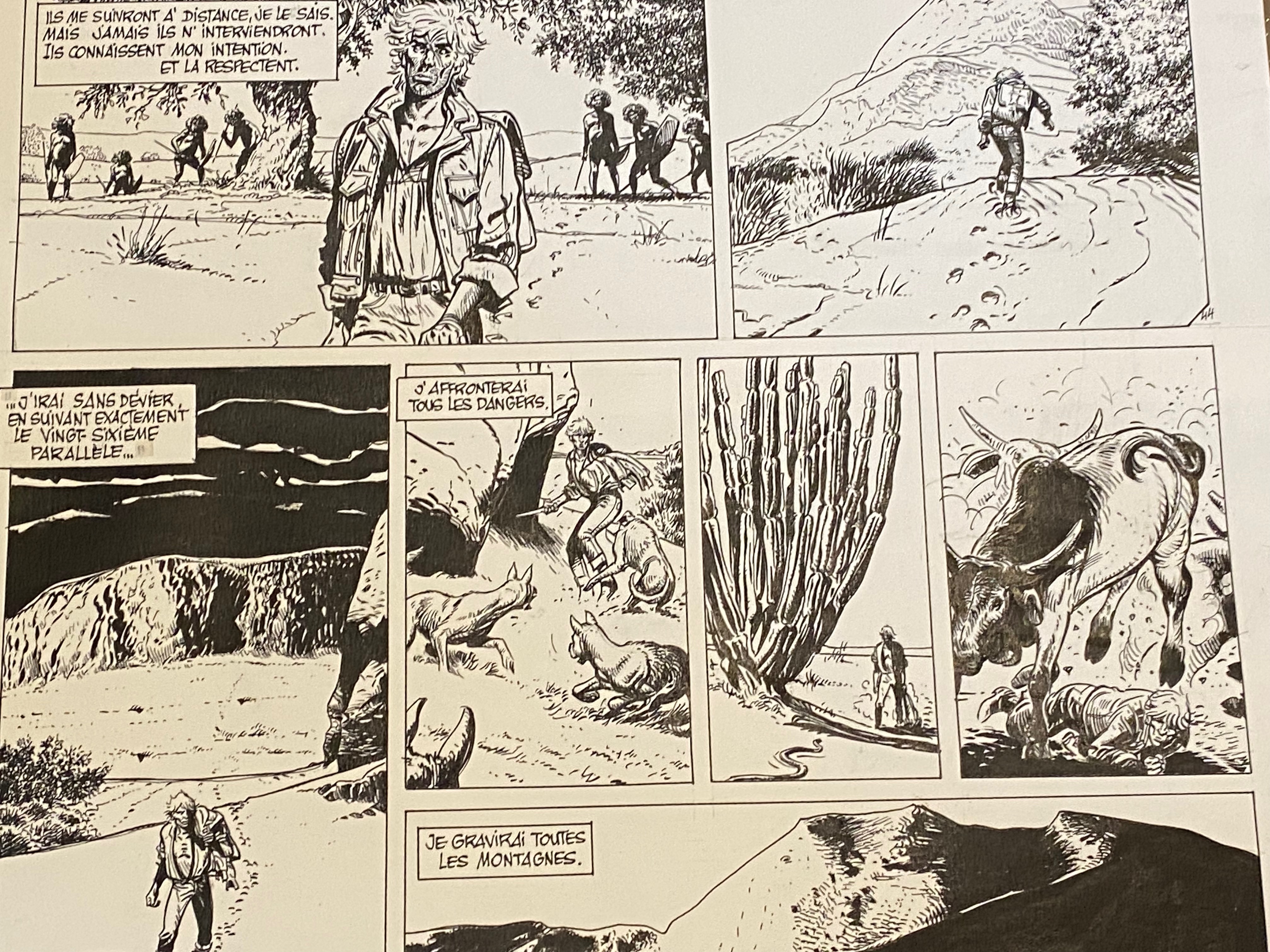Franz, planche originale, Hannah, "le Secret des MacKenna". - Planche ...