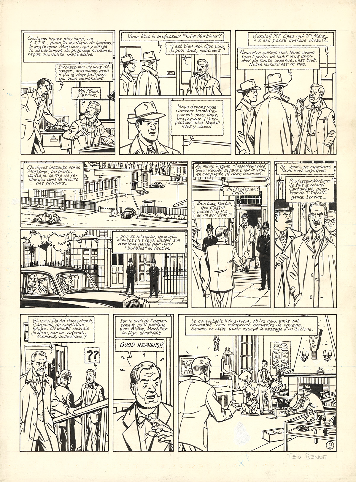 En vente - Ted Benoit, Blake & Mortimer - l'Affaire Francis Blake ...