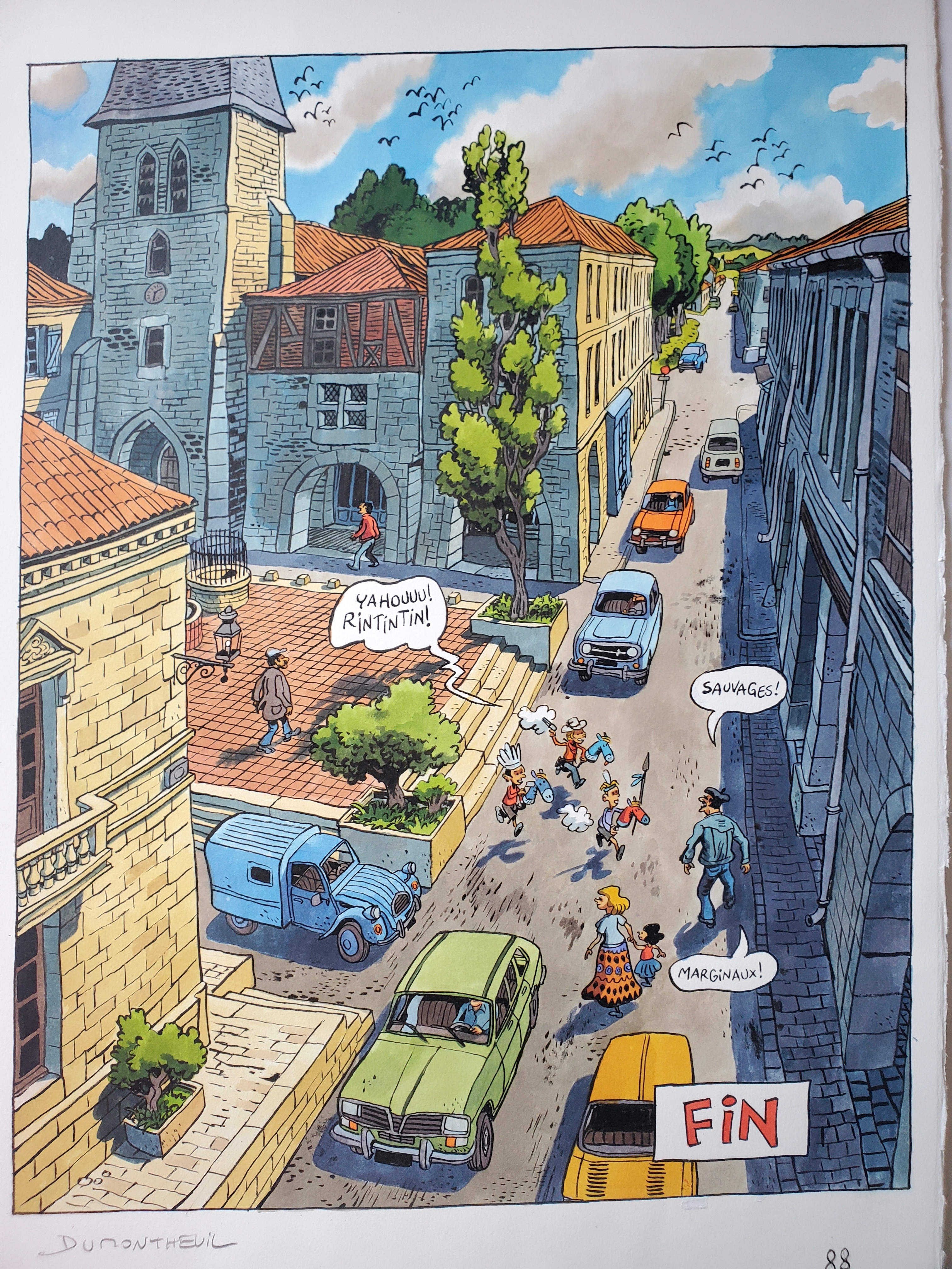 Nicolas Dumontheuil, PAS DE PITIE POUR LES INDIENS couleur directe ...