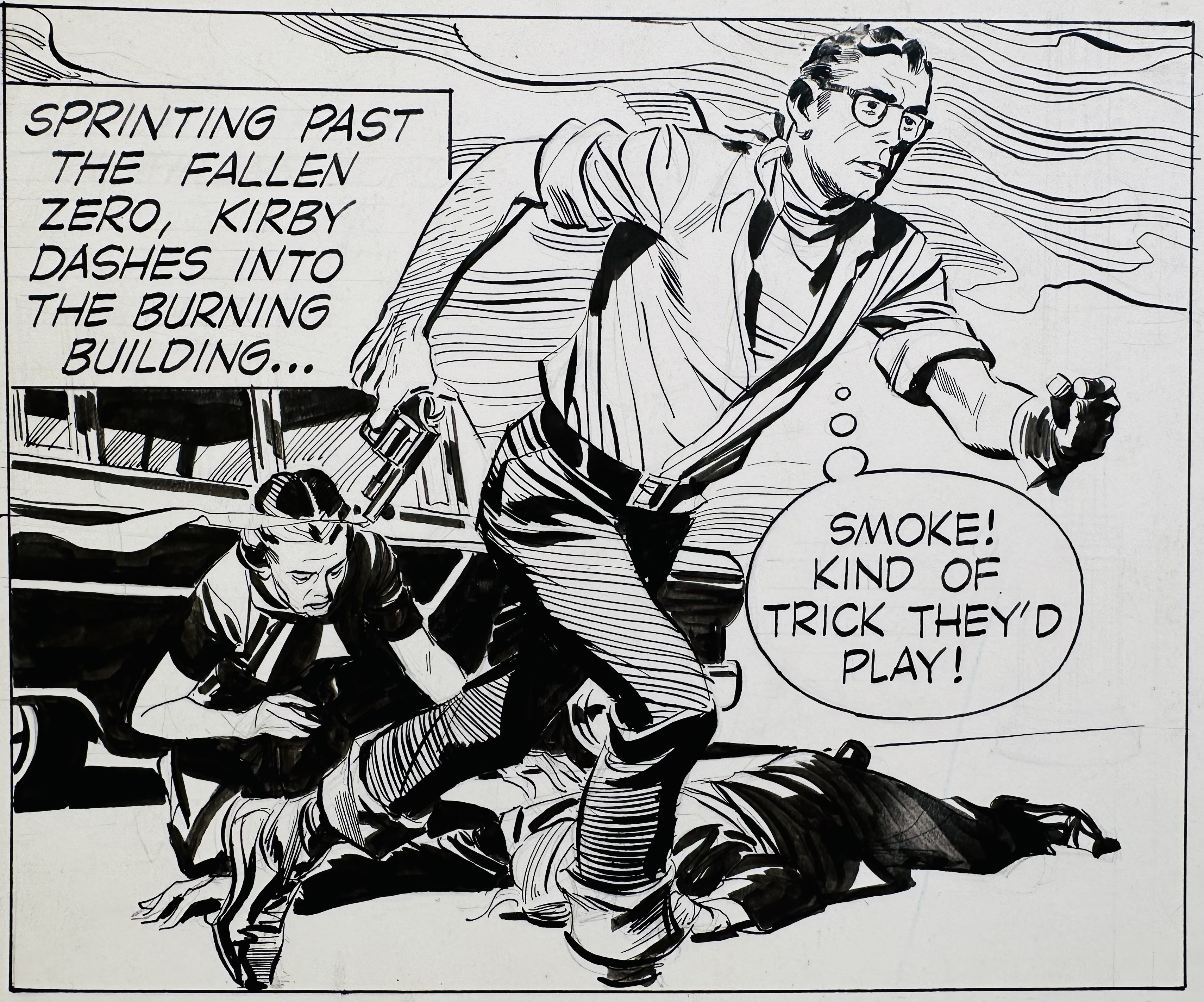 Alex Raymond - Rip Kirby Daily - 27.07.1956 - Planche originale