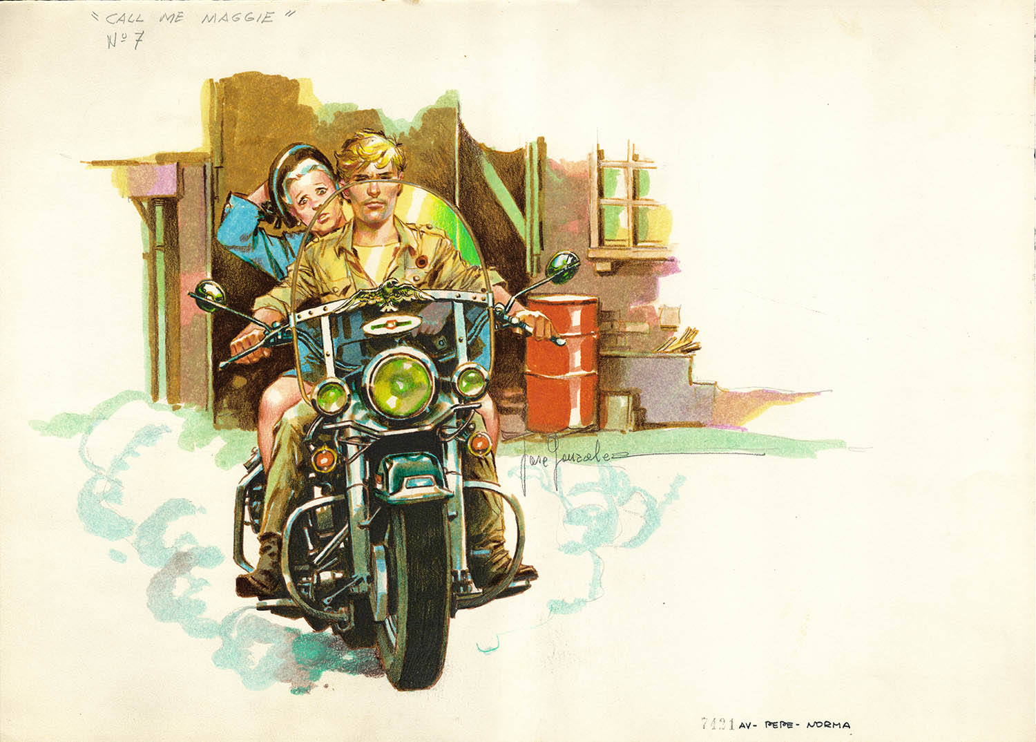 En vente - Pepe González, "Bath Time" (Norma Editorial) - Illustration ...