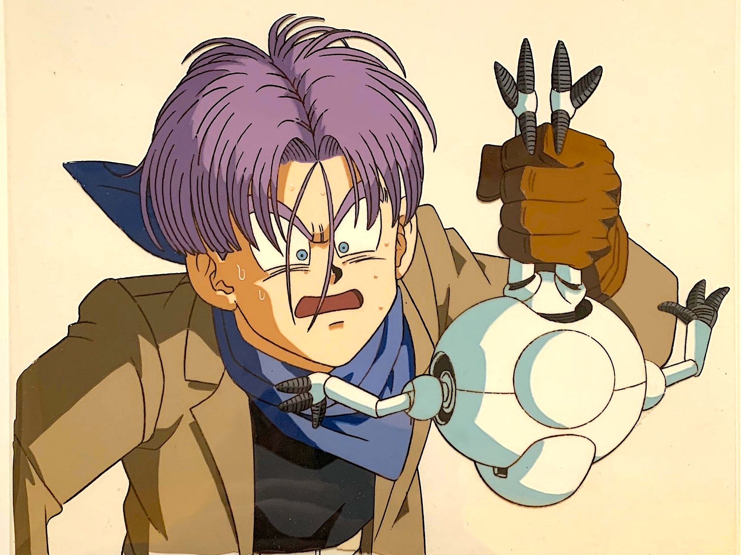 Akira Toriyama, Dragon Ball GT, Trunks, cellulo de production original ...