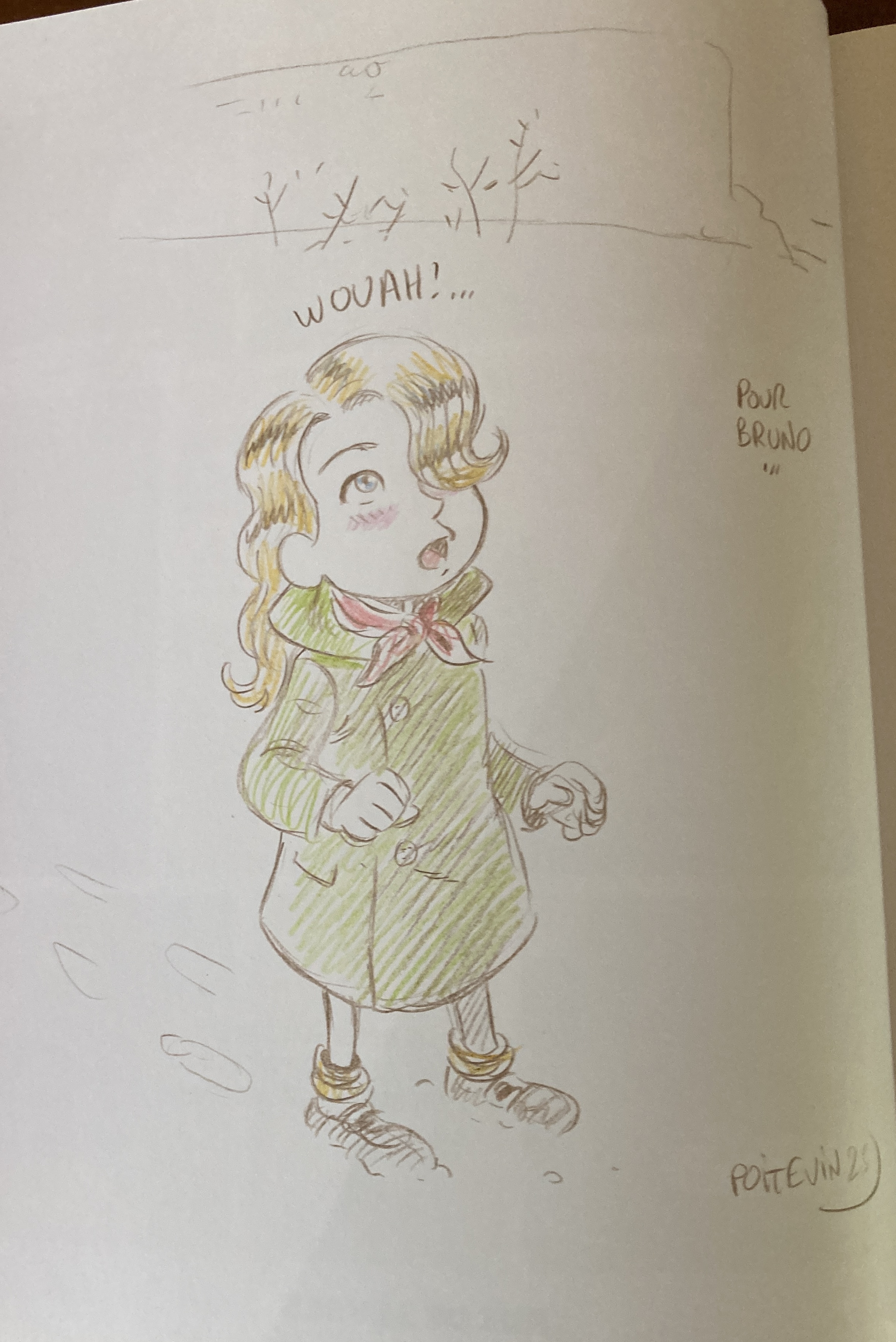 Petronille enfant par Arnaud Poitevin - Dédicace
