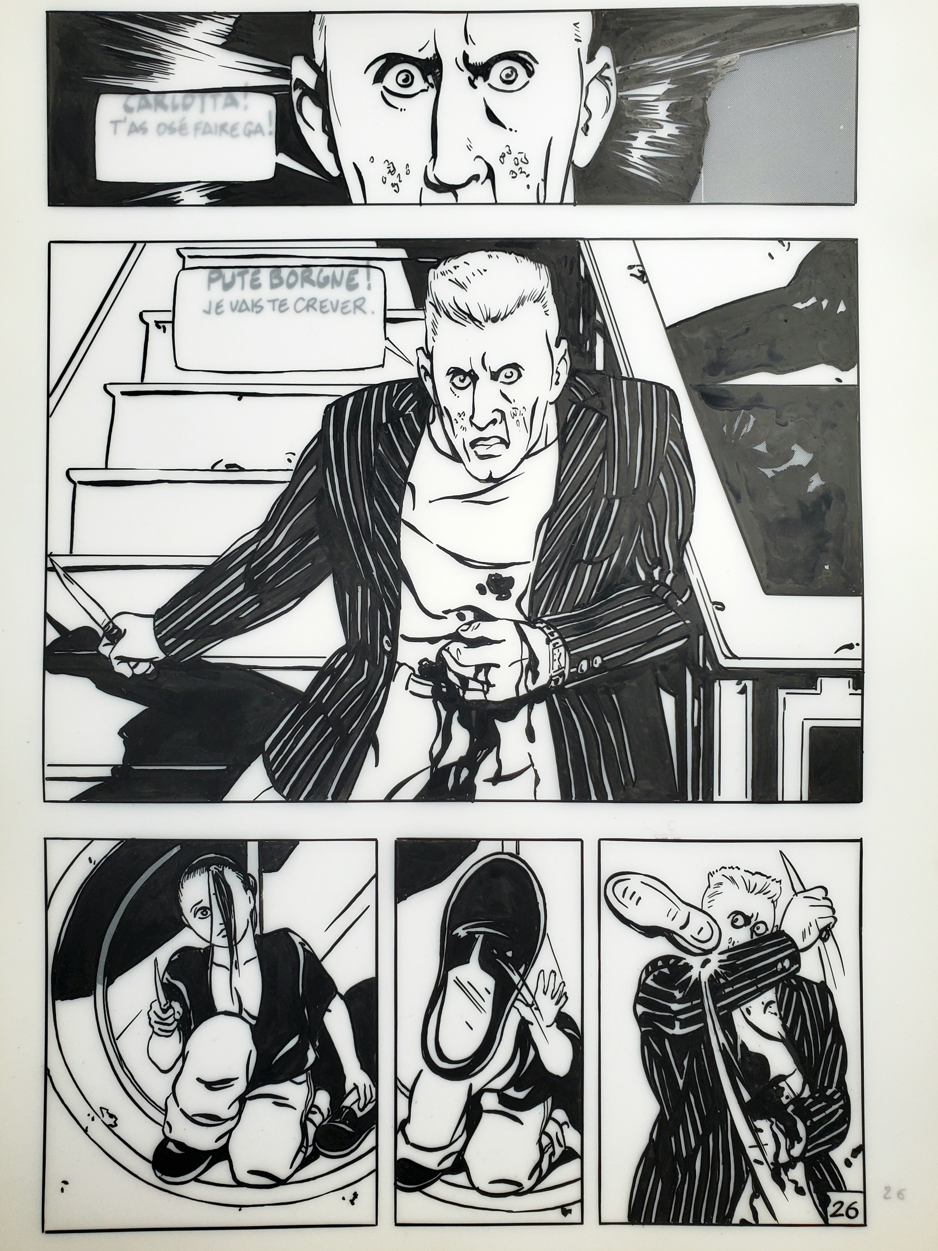 CARLOTTA par Alex Varenne - Planche originale