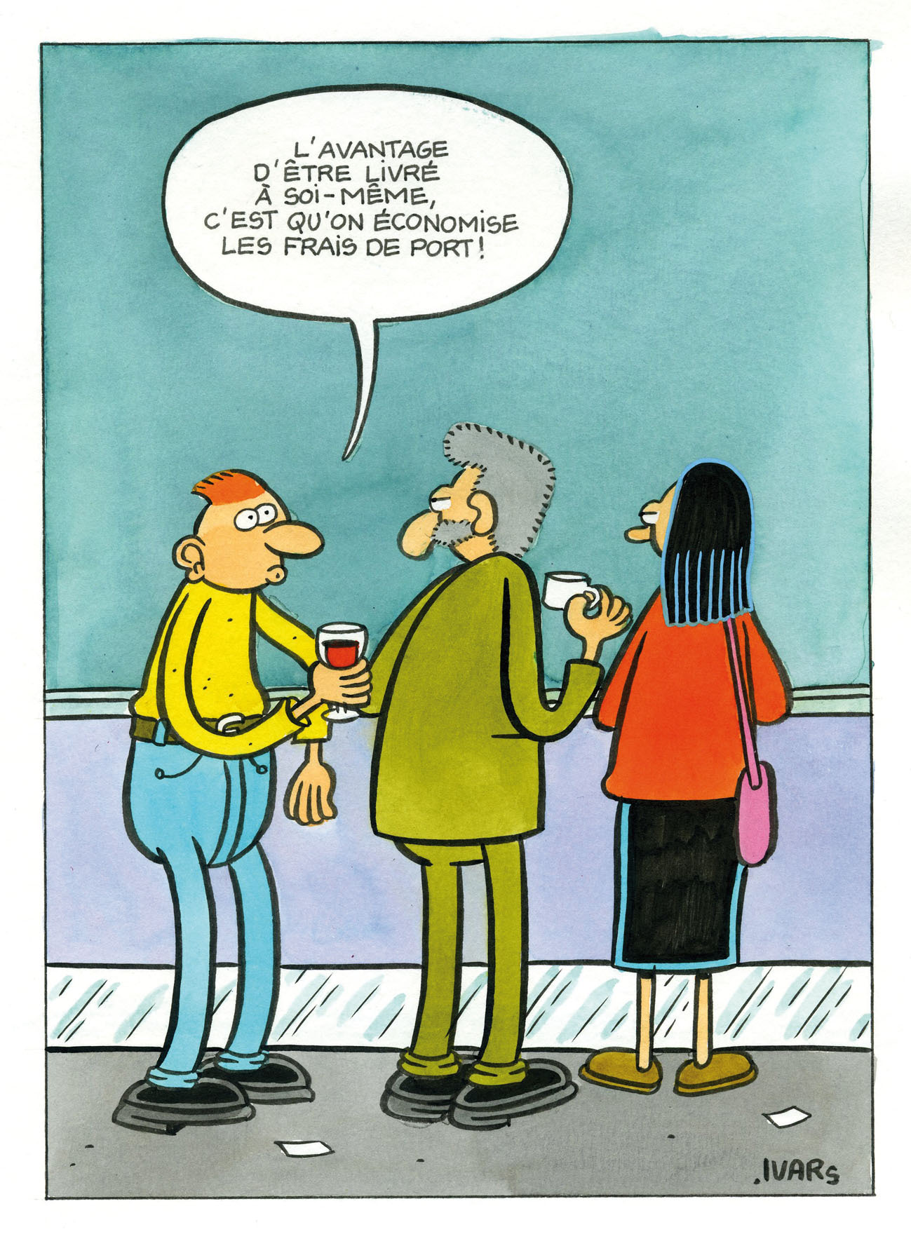 En vente - Livré à soi-même par Éric Ivars - Illustration originale