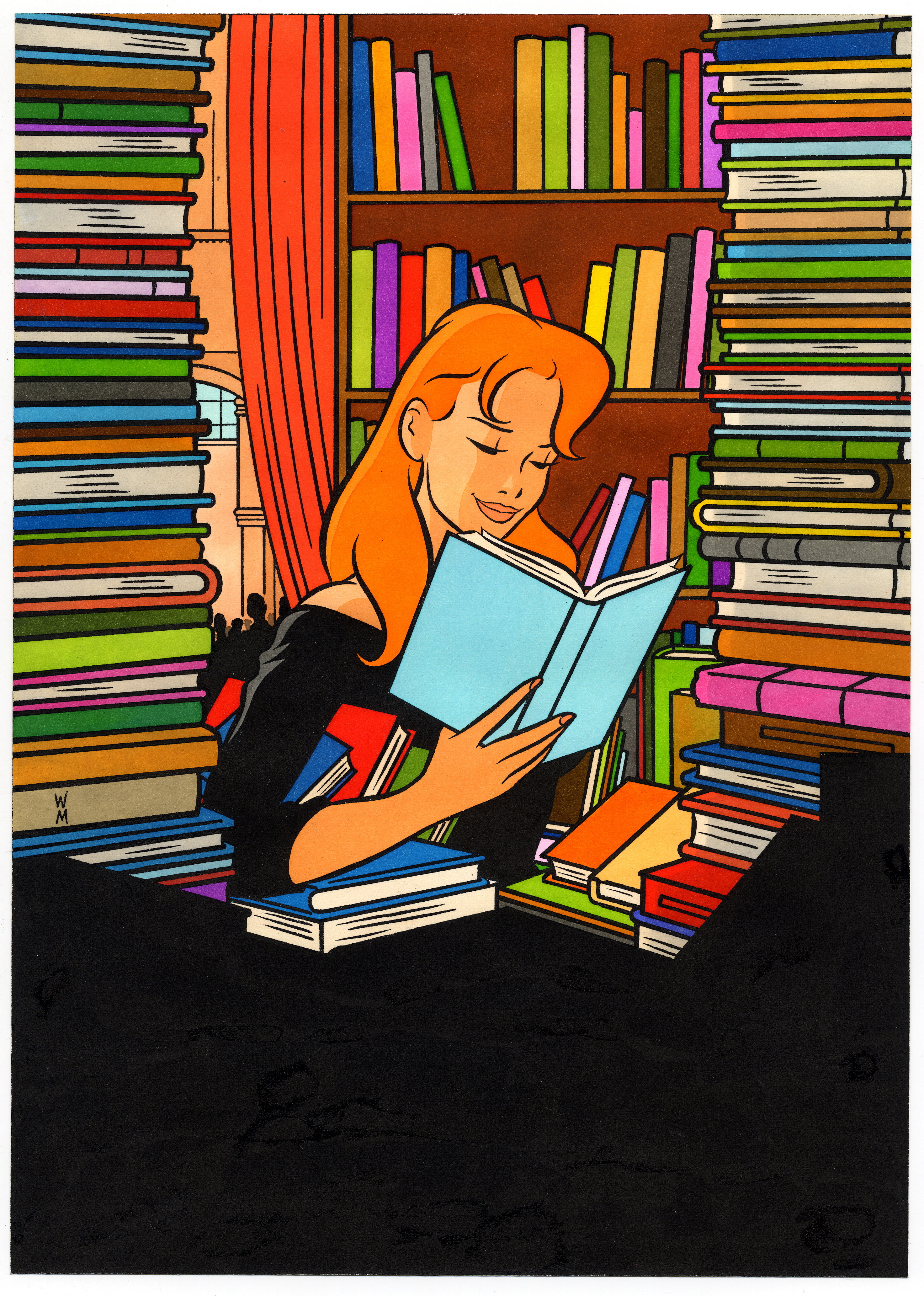 Walter Minus, Publicité Libération - Illustration originale