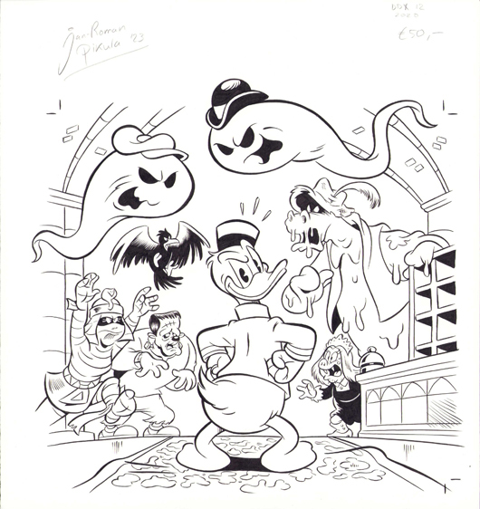 Jan-Roman Pikula | 2020 | Donald Duck extra 12 - Couverture originale