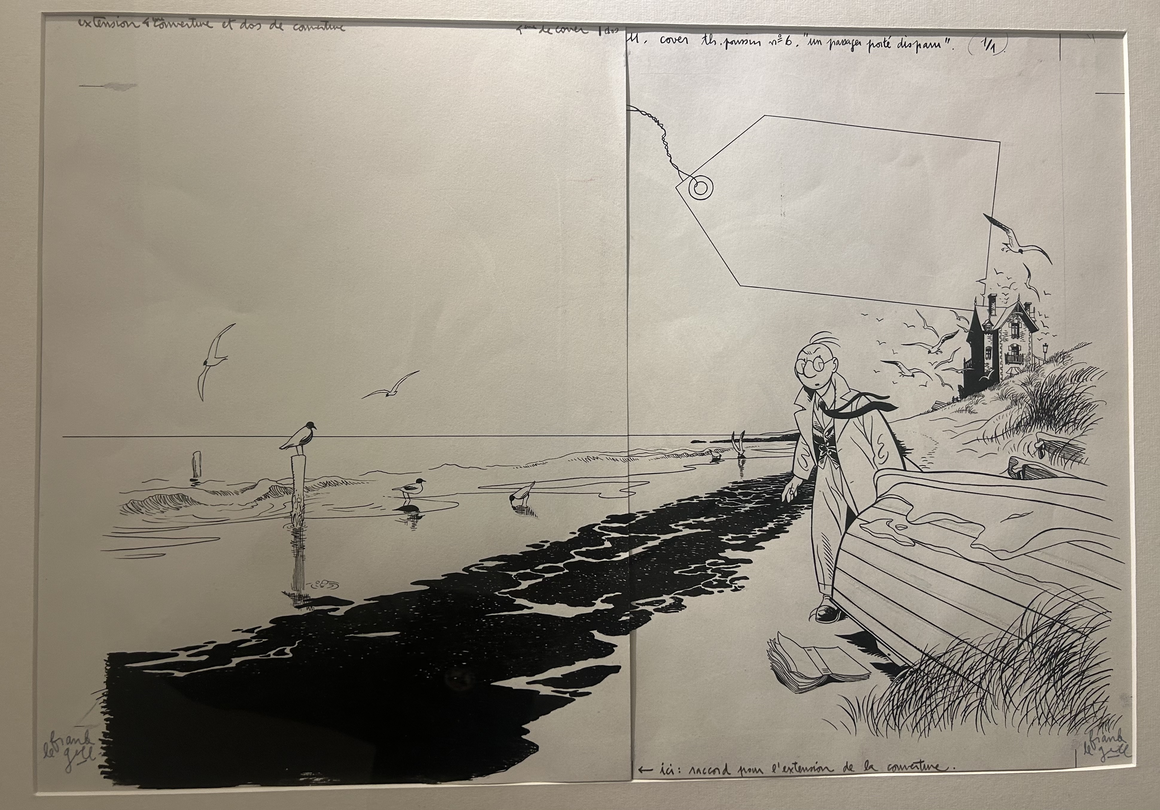 Frank Le Gall, Un passager porte disparu - Couverture originale