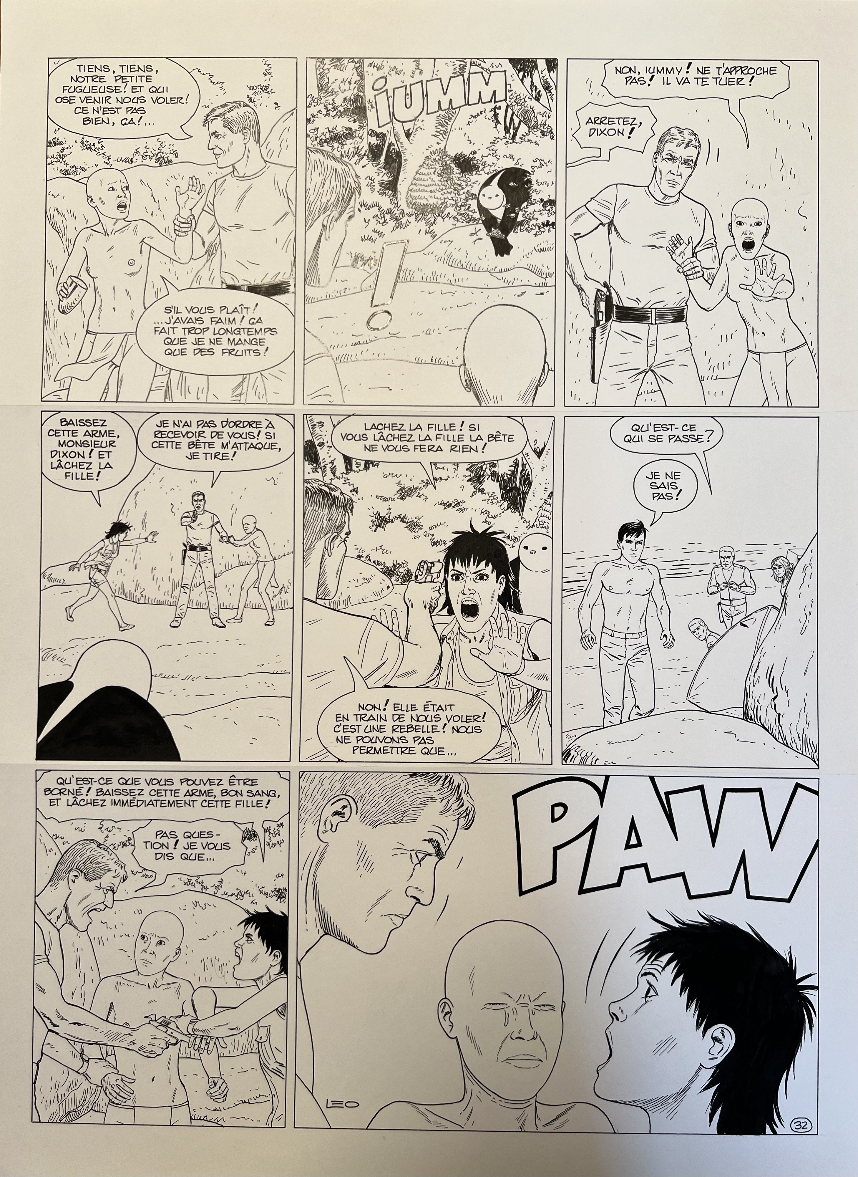 Leo, Planche Bételgeuse - Tome 3, planche 32 - Planche originale