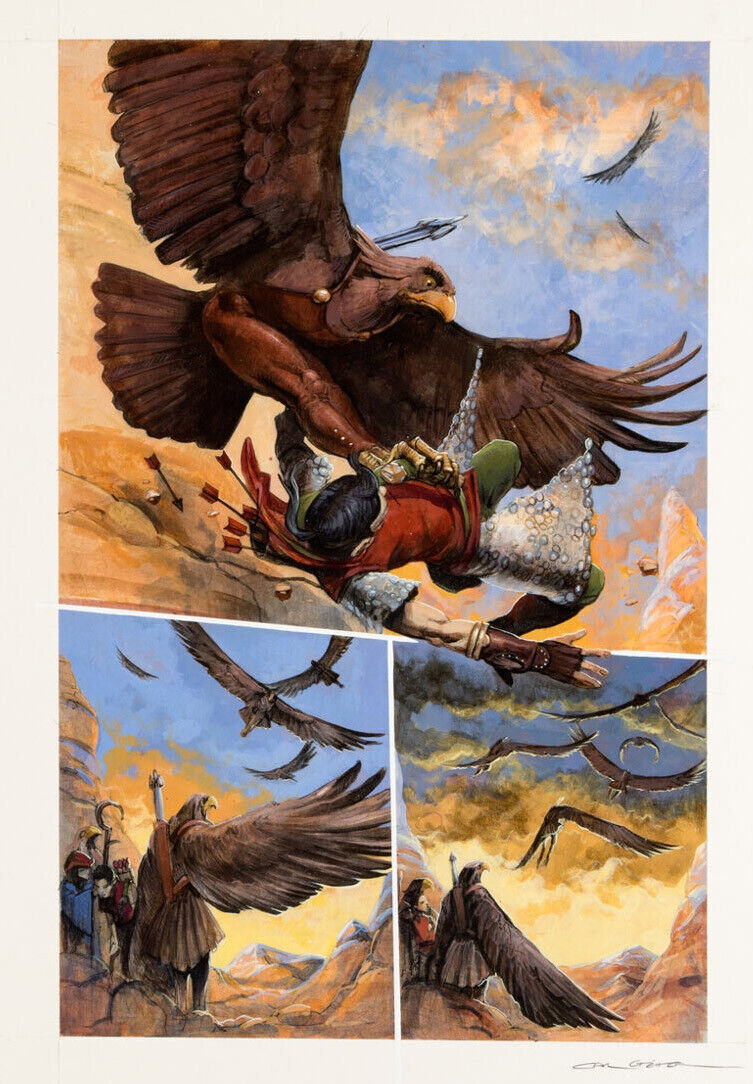 Carl Critchlow, Jla Riddle of the beast #26 - Planche originale