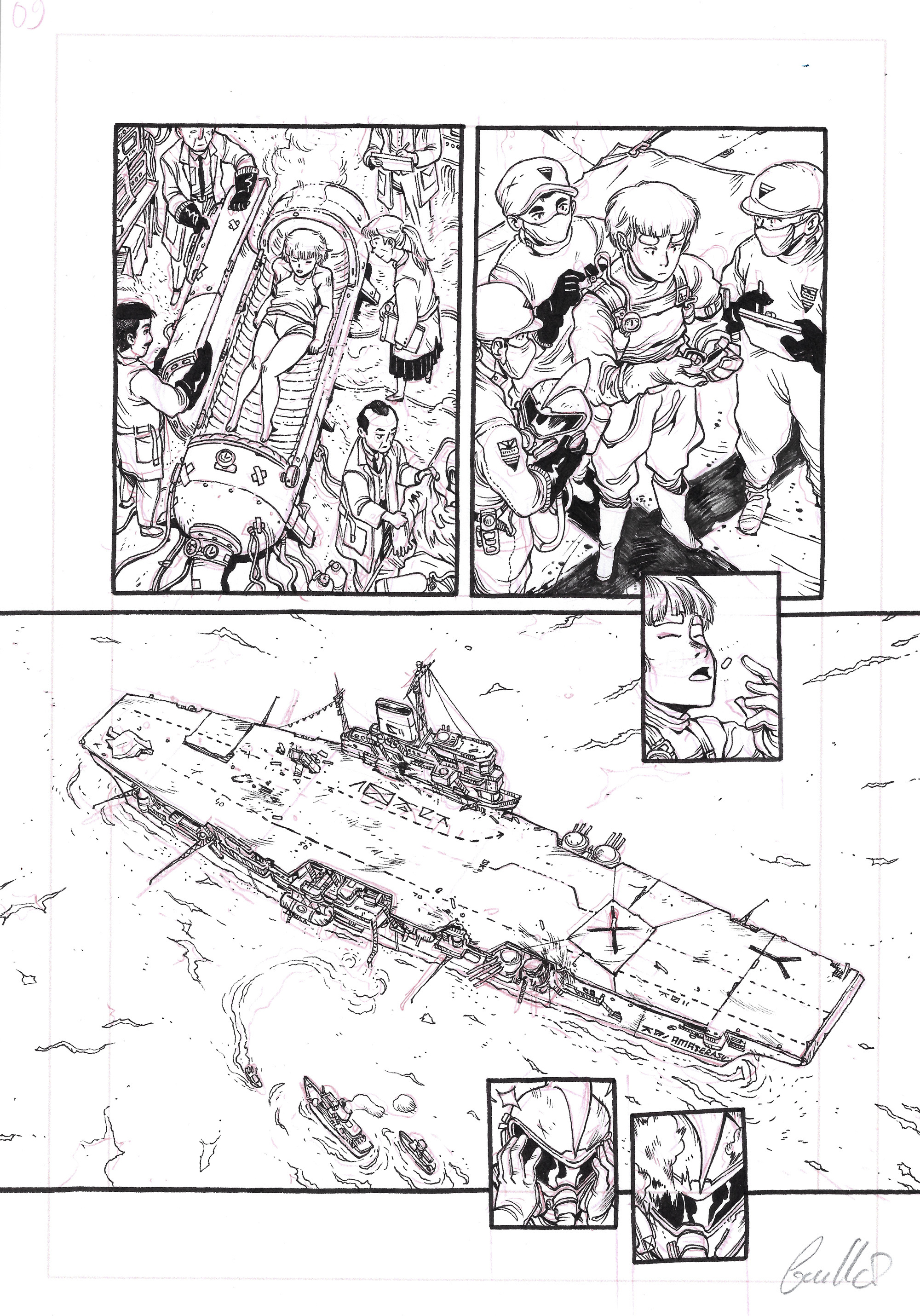 En vente - Guillaume Singelin, Shin ZERO - Planche originale 68 ...