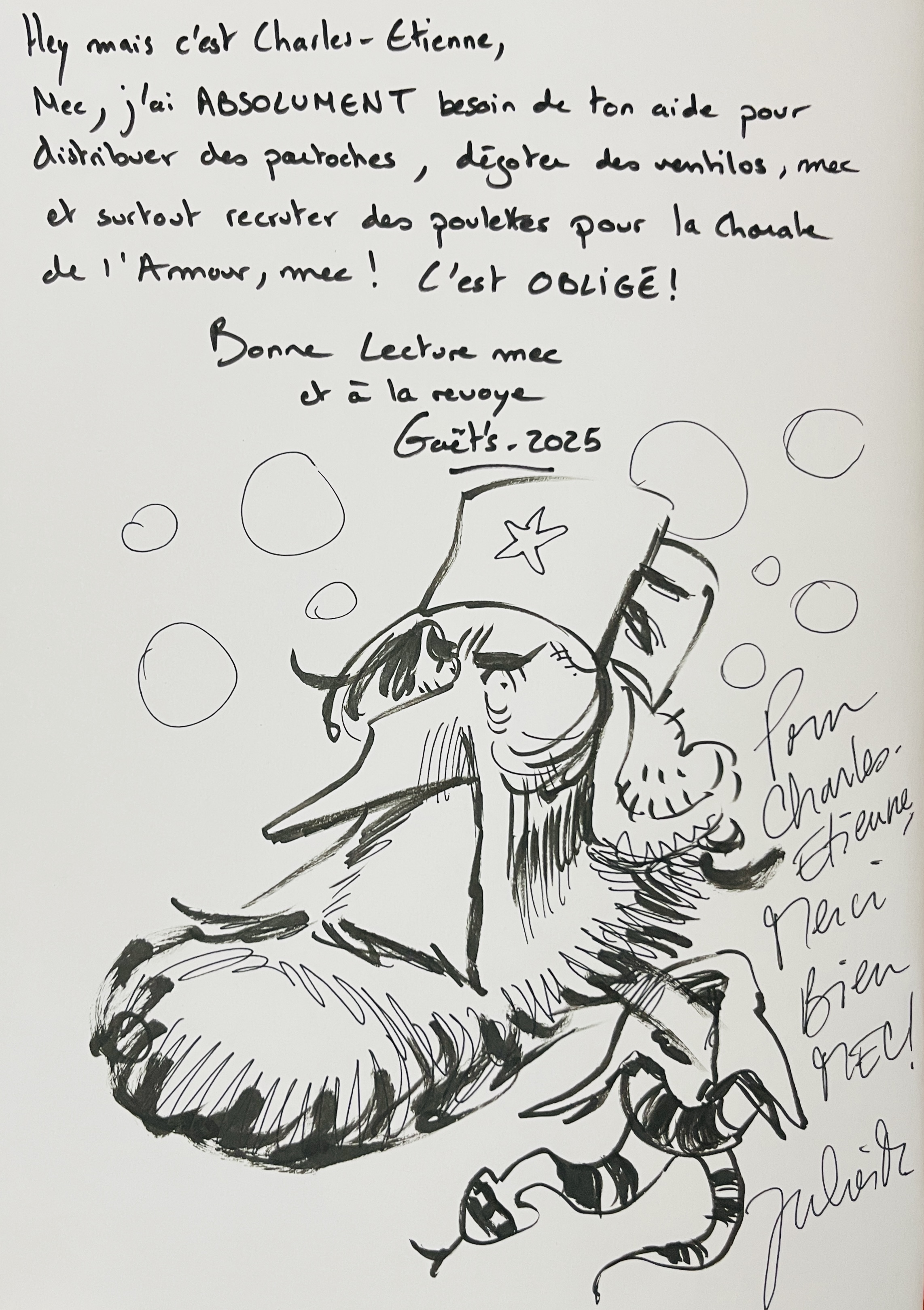 Fat Man par Julien Monier, Gaet’s - Dédicace