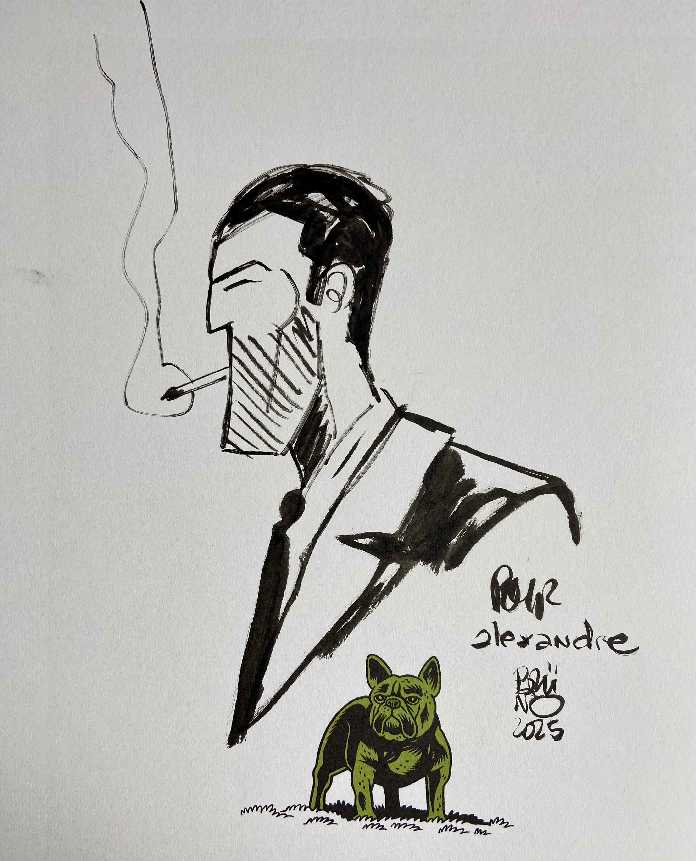 Tyler Cross par Brüno - Dédicace