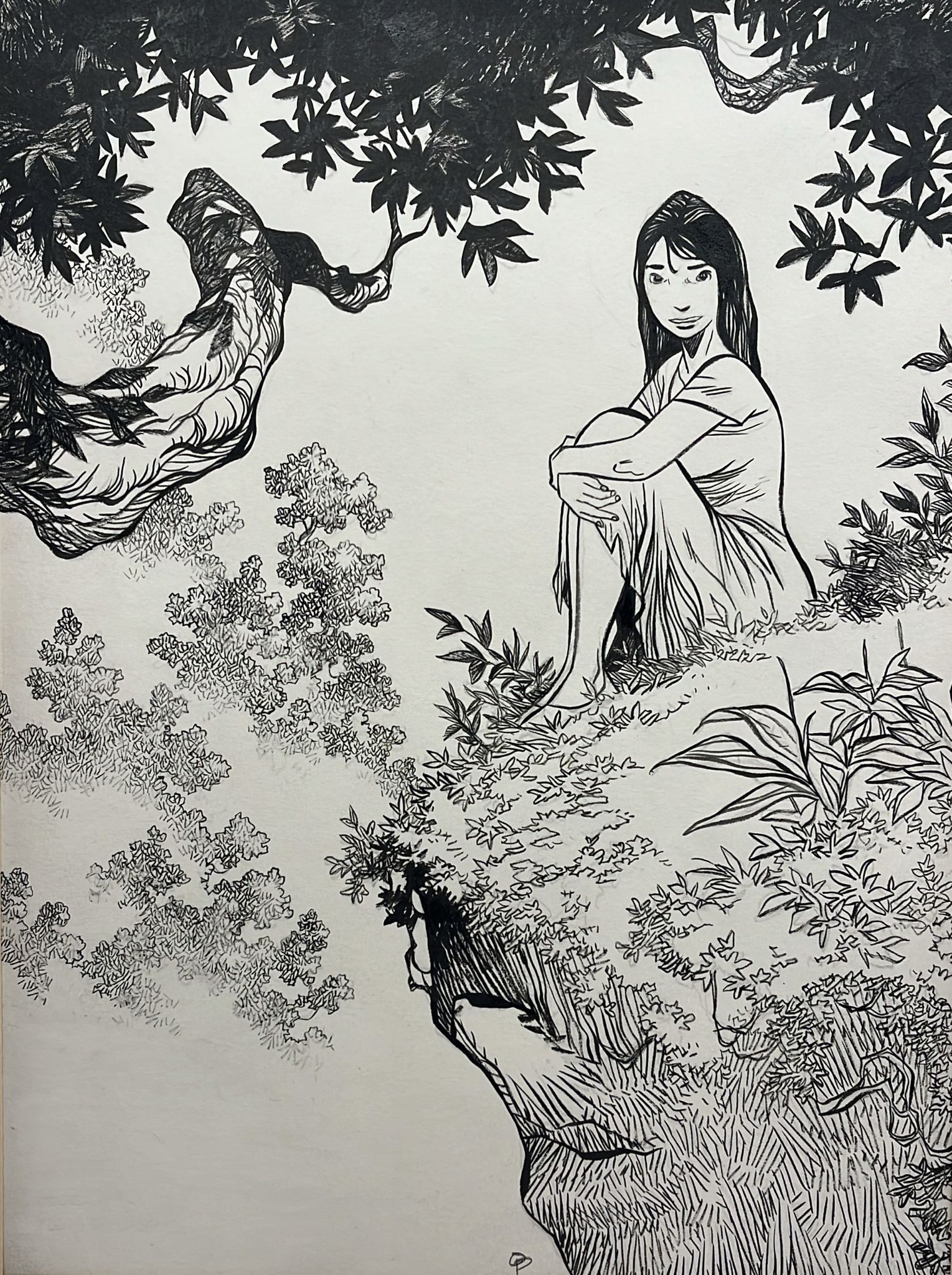 Illustration Olivier Pont - Illustration originale