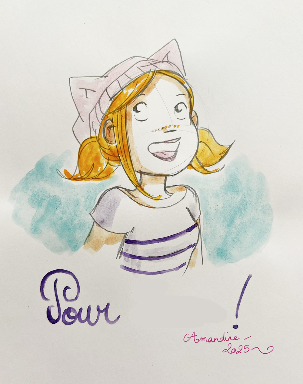 Amandine, Greg Tessier, Mistinguette et Cartoon (tome 3) - Dédicace