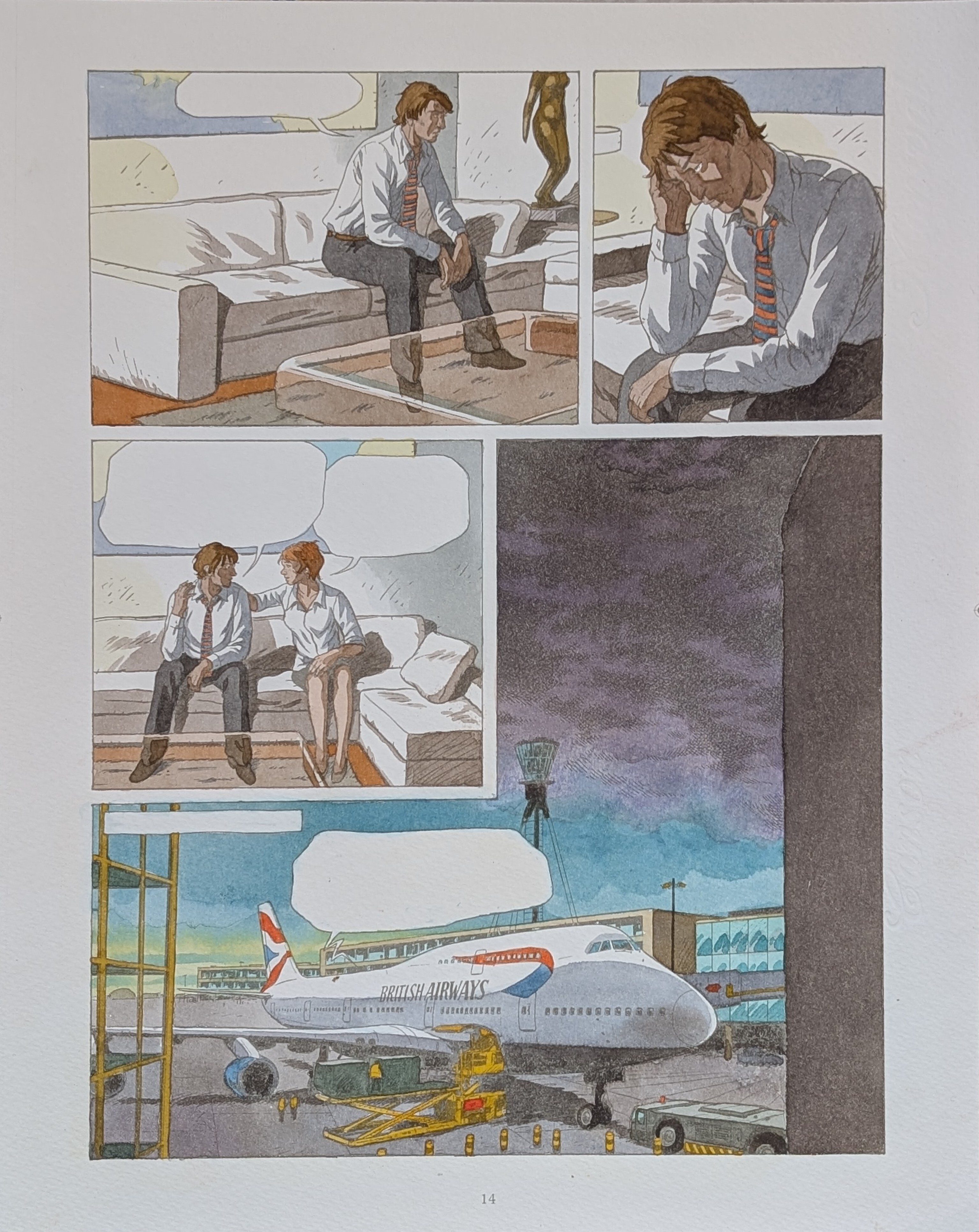 Dina Kathelyn, Daniel Hulet, Destins 4 Paranoïa - planche 12 - Œuvre ...