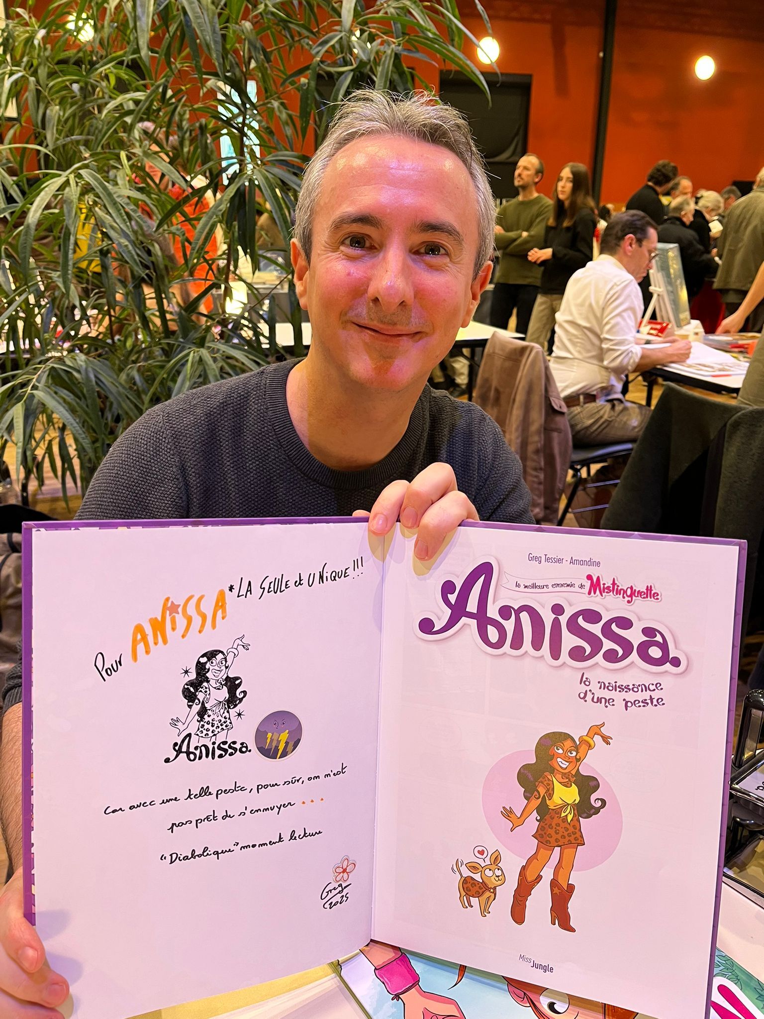Greg Tessier, Bd Anissa - Dédicacée pour Anissa !!! - Dédicace