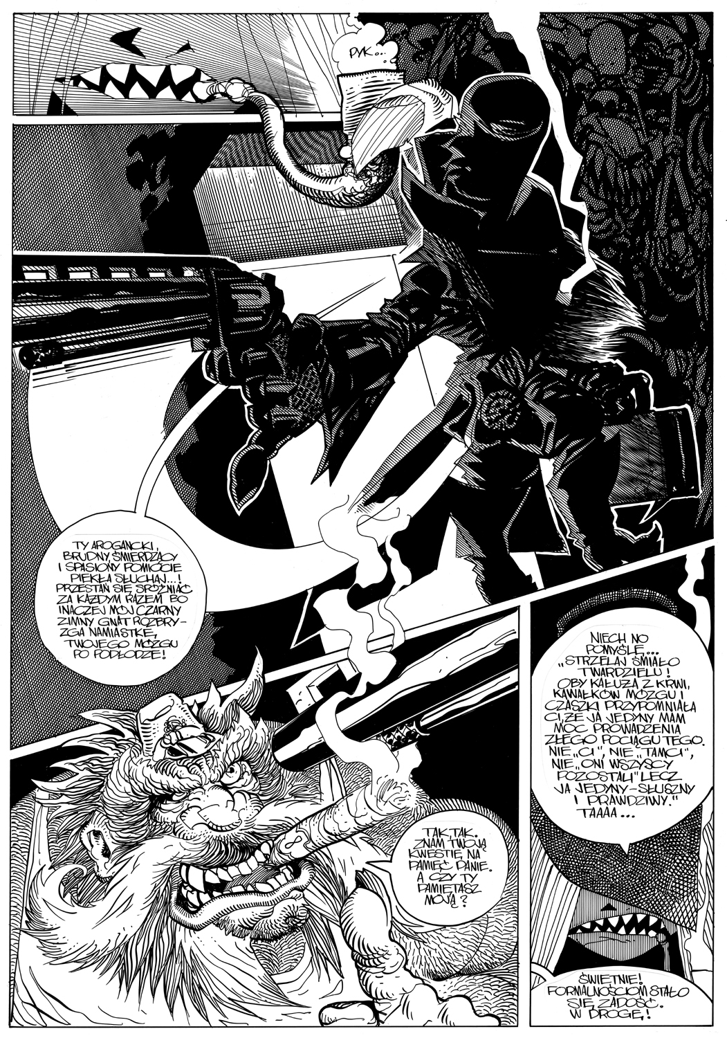 Filip Myszkowski, Emilia, Tank et Profesor - Planche originale