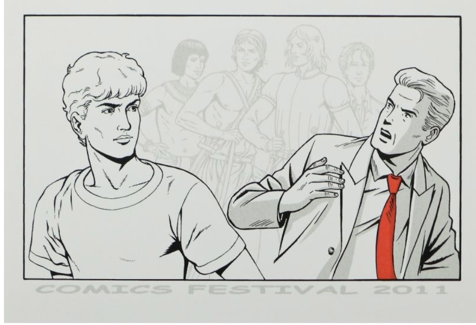 Christophe Simon, Jacques Martin, Simon, Alix et Enak, illustration ...