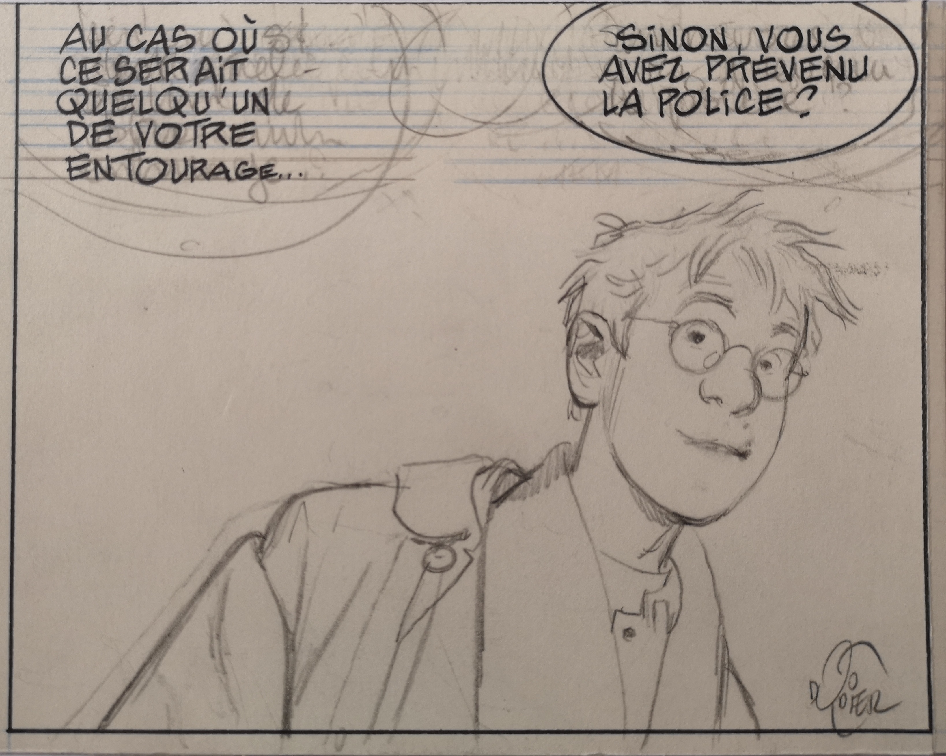 Alain Dodier, Jérôme K Jérôme bloche - Œuvre originale