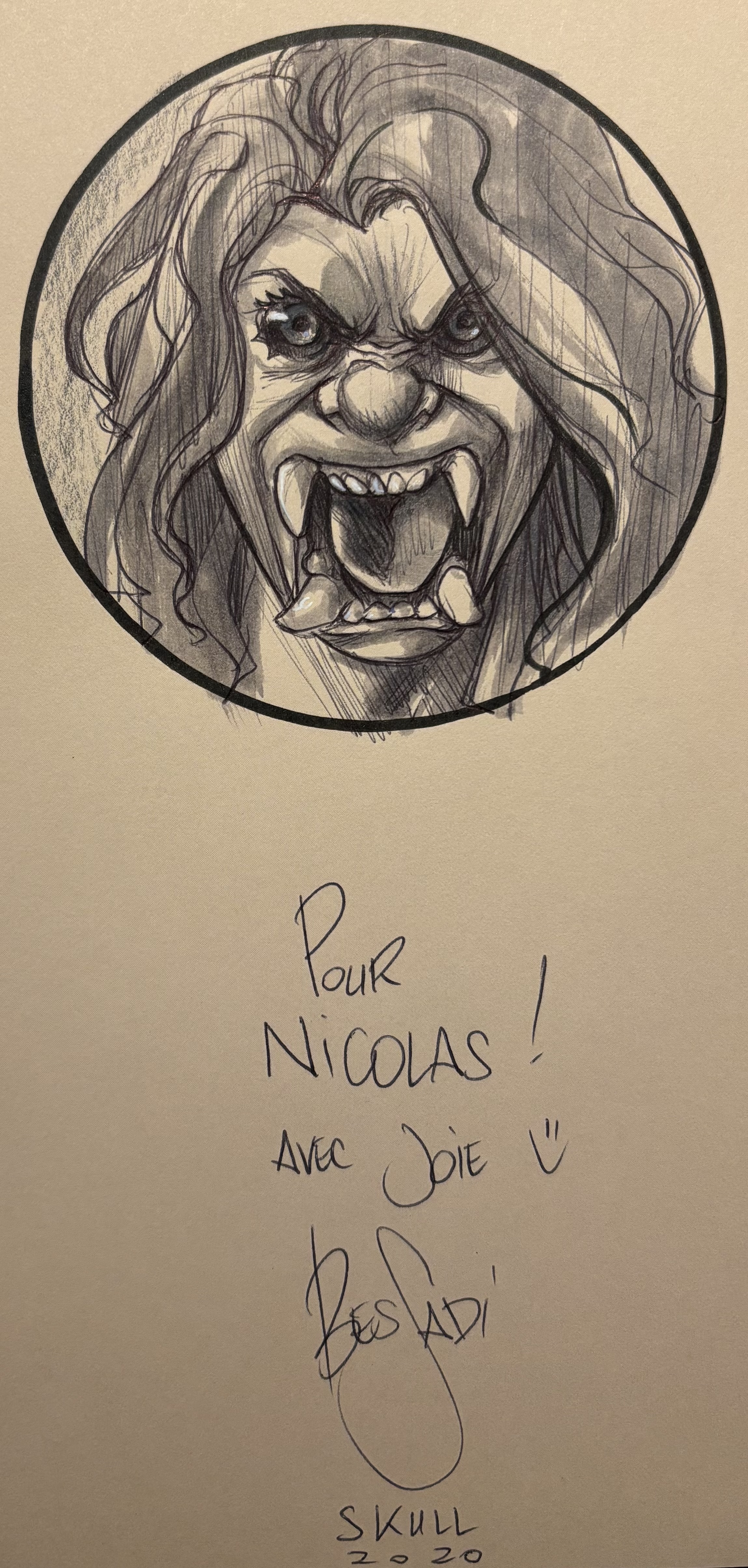 Dédicace de Bessadi pour Amazing Grace - Dédicace