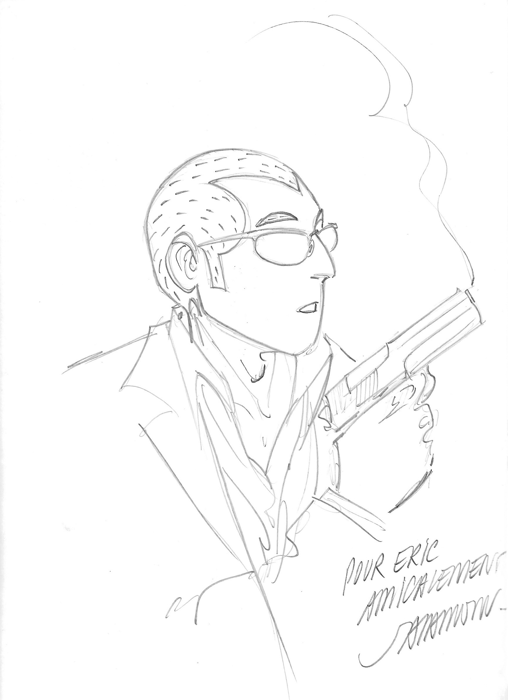 2013 - Dédicace - Luc Jacamon - Le Tueur (Tome 11) - Dédicace